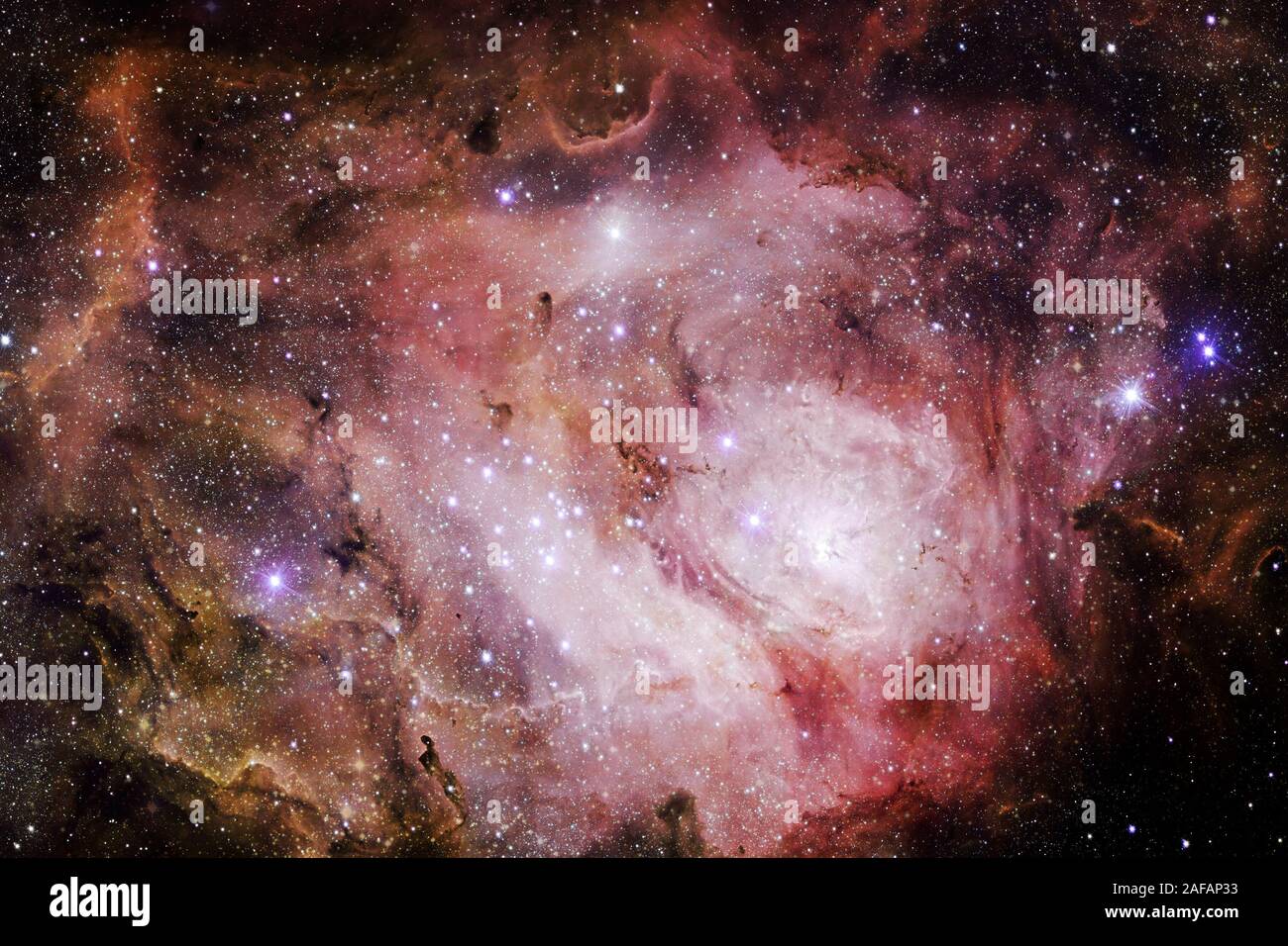 Galaxy thousands light years far away from Earth. Elements of this ...