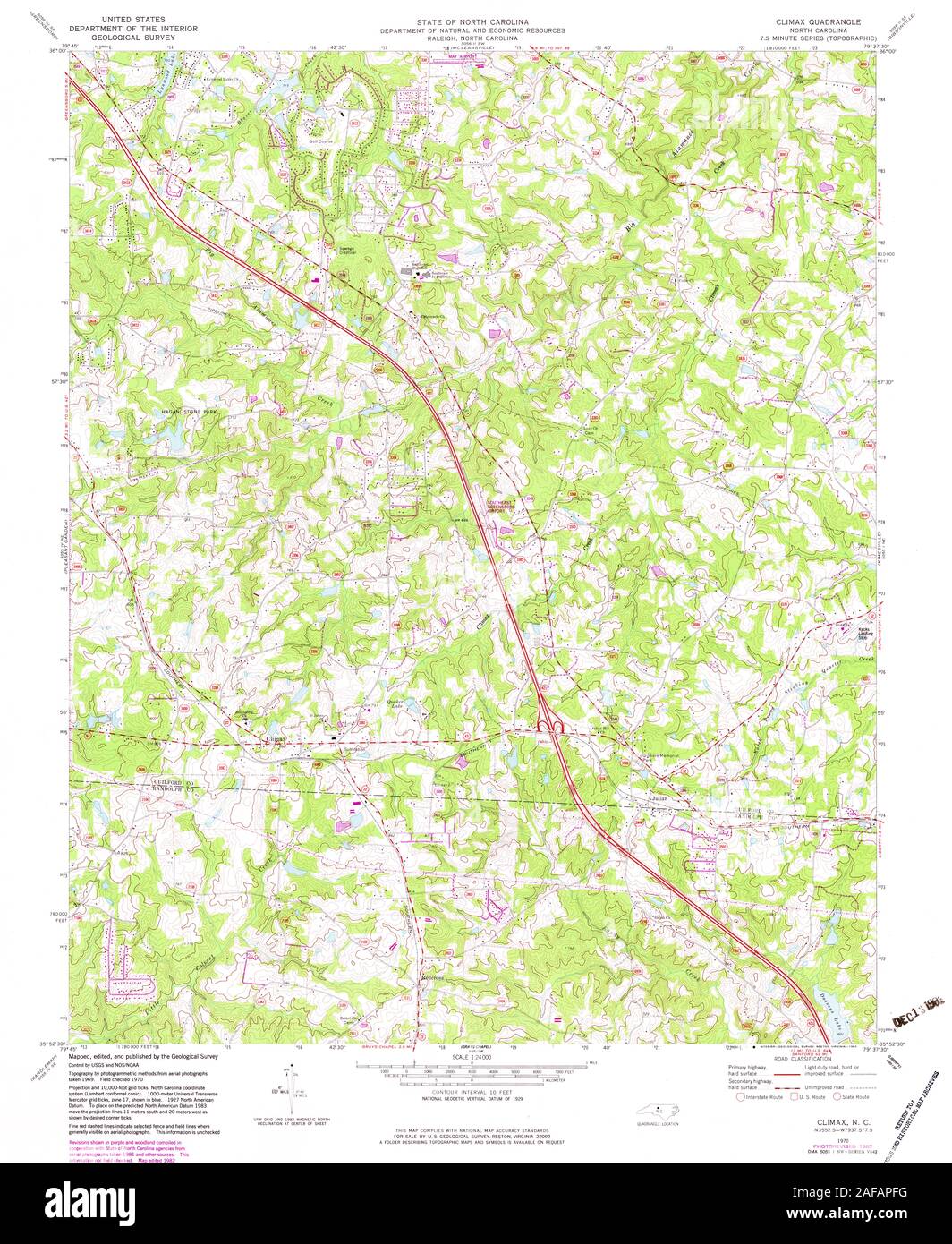 Map of climax hi-res stock photography and images - Alamy