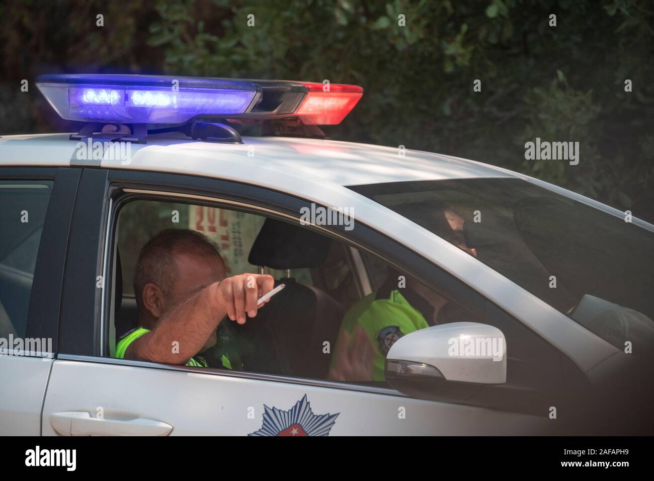 Police smoking hi-res stock photography and images - Alamy