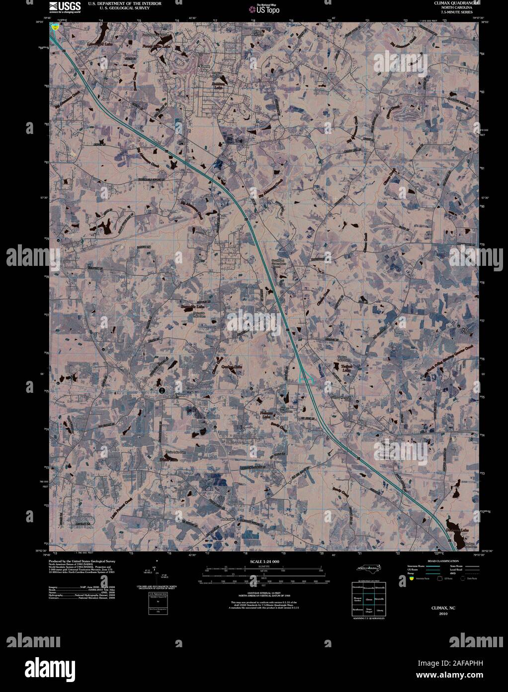 Climax map hi-res stock photography and images - Alamy