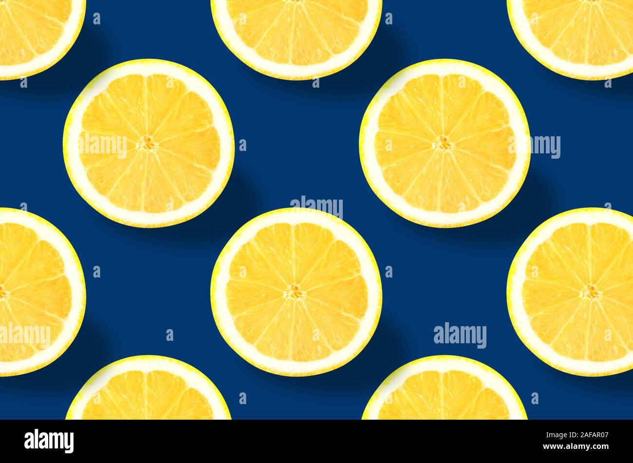 Vivid fruit pattern of fresh citrius on colourful background Stock ...