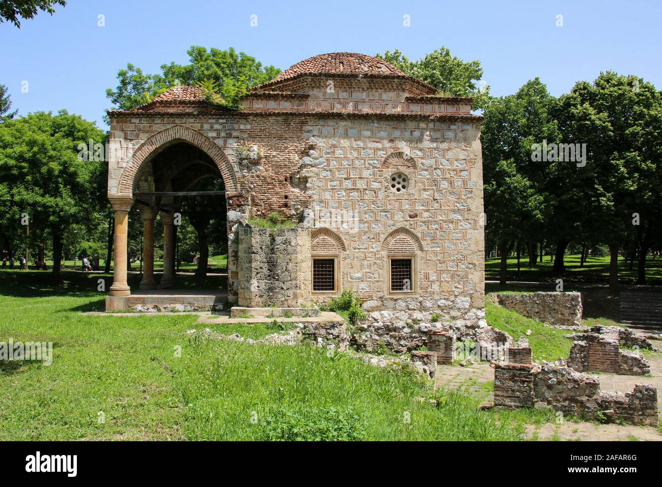 Mosque in the castle park hi-res stock photography and images - Alamy