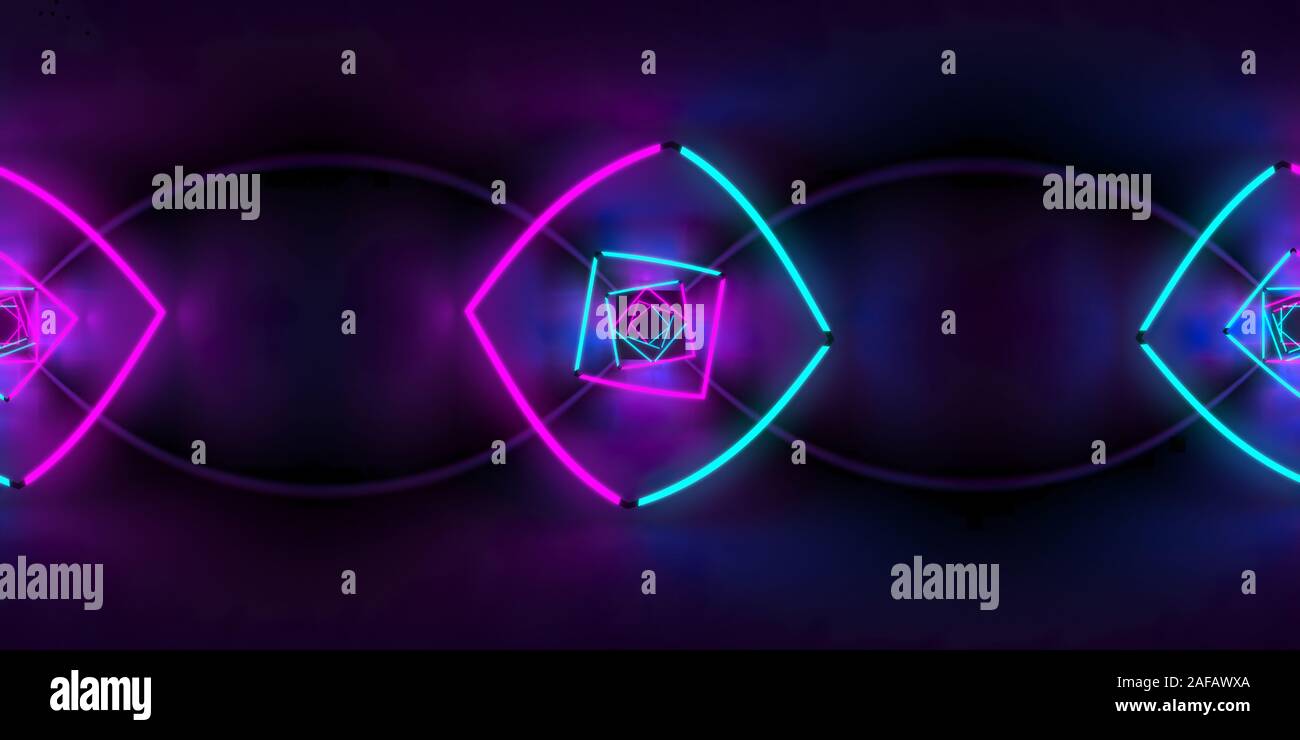 3d illustration, 3d rendering, vr 360 panorama abstract images of the ...