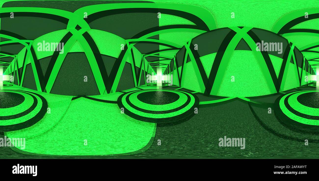 3d illustration, 3d rendering, vr 360 panorama abstract images of the ...