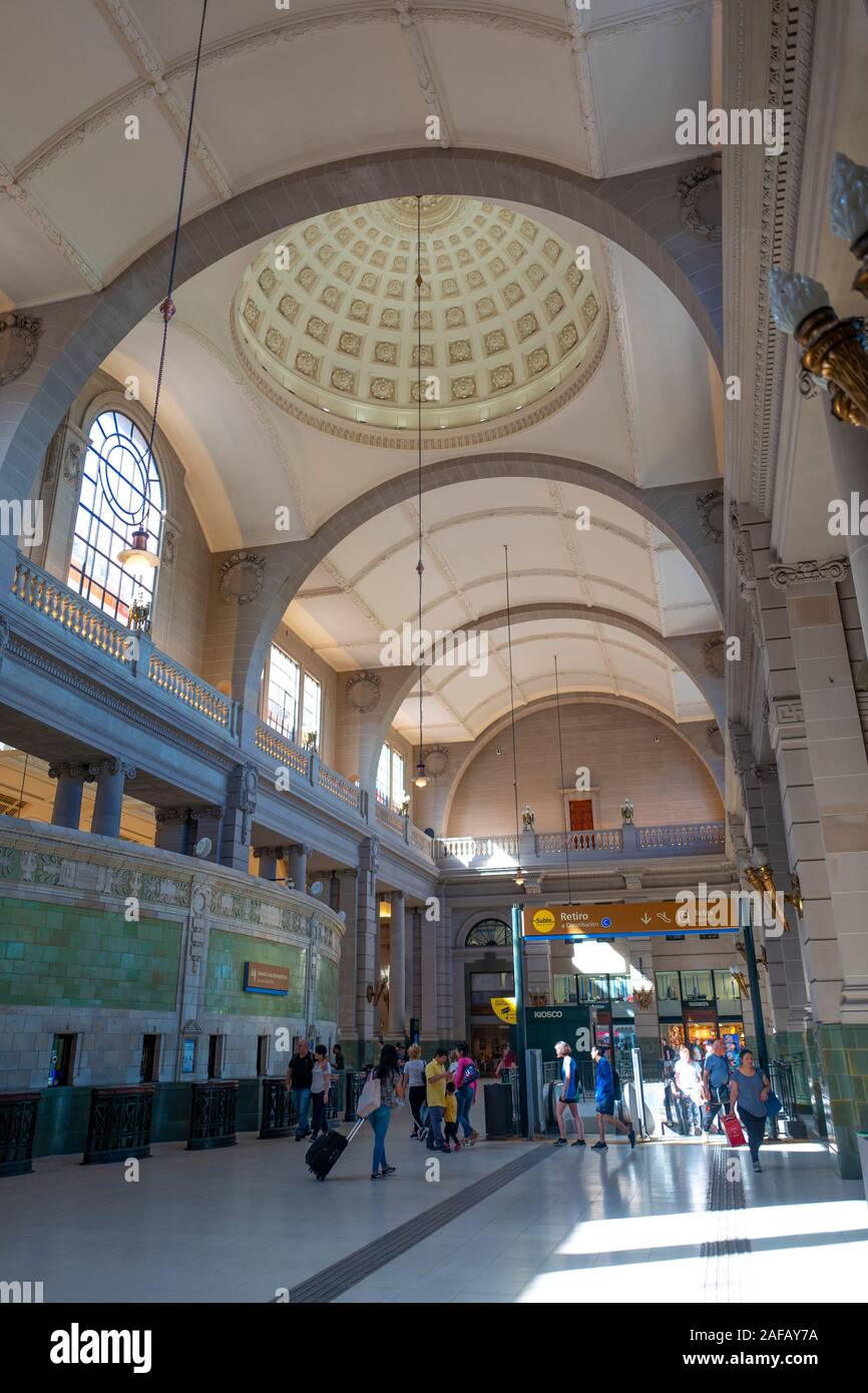 Views of Retiro Station in Retiro Area of Buenos Aires in Argentina ...