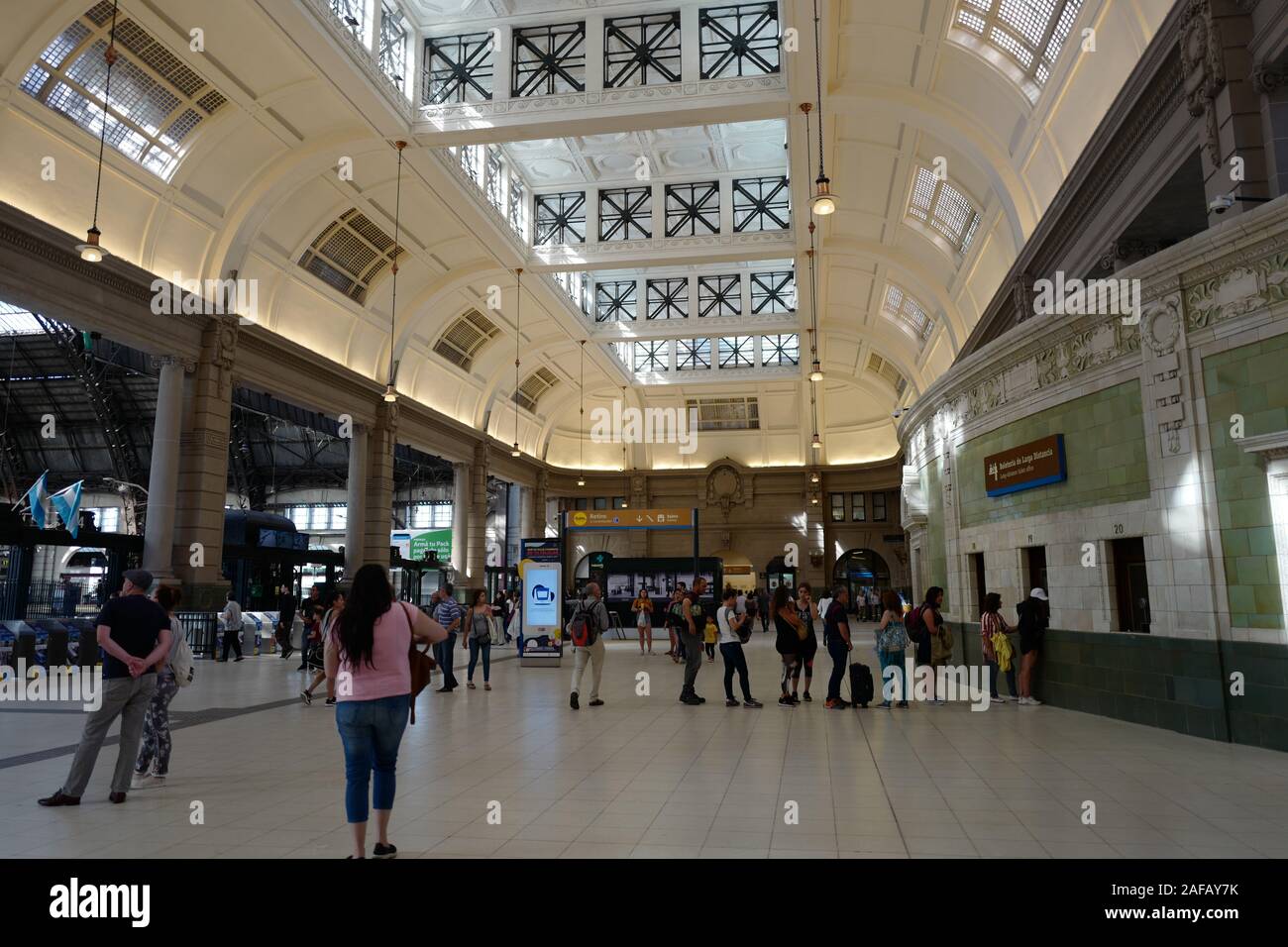 Views of Retiro Station in Retiro Area of Buenos Aires in Argentina ...