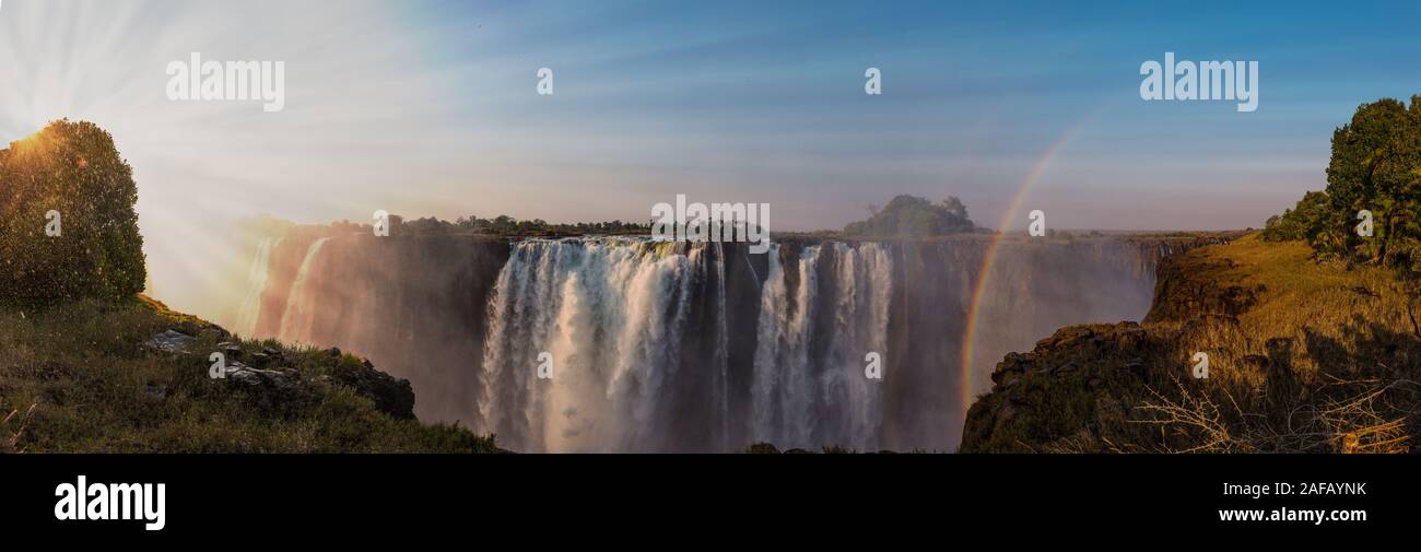 Victoria falls panorama hi-res stock photography and images - Alamy
