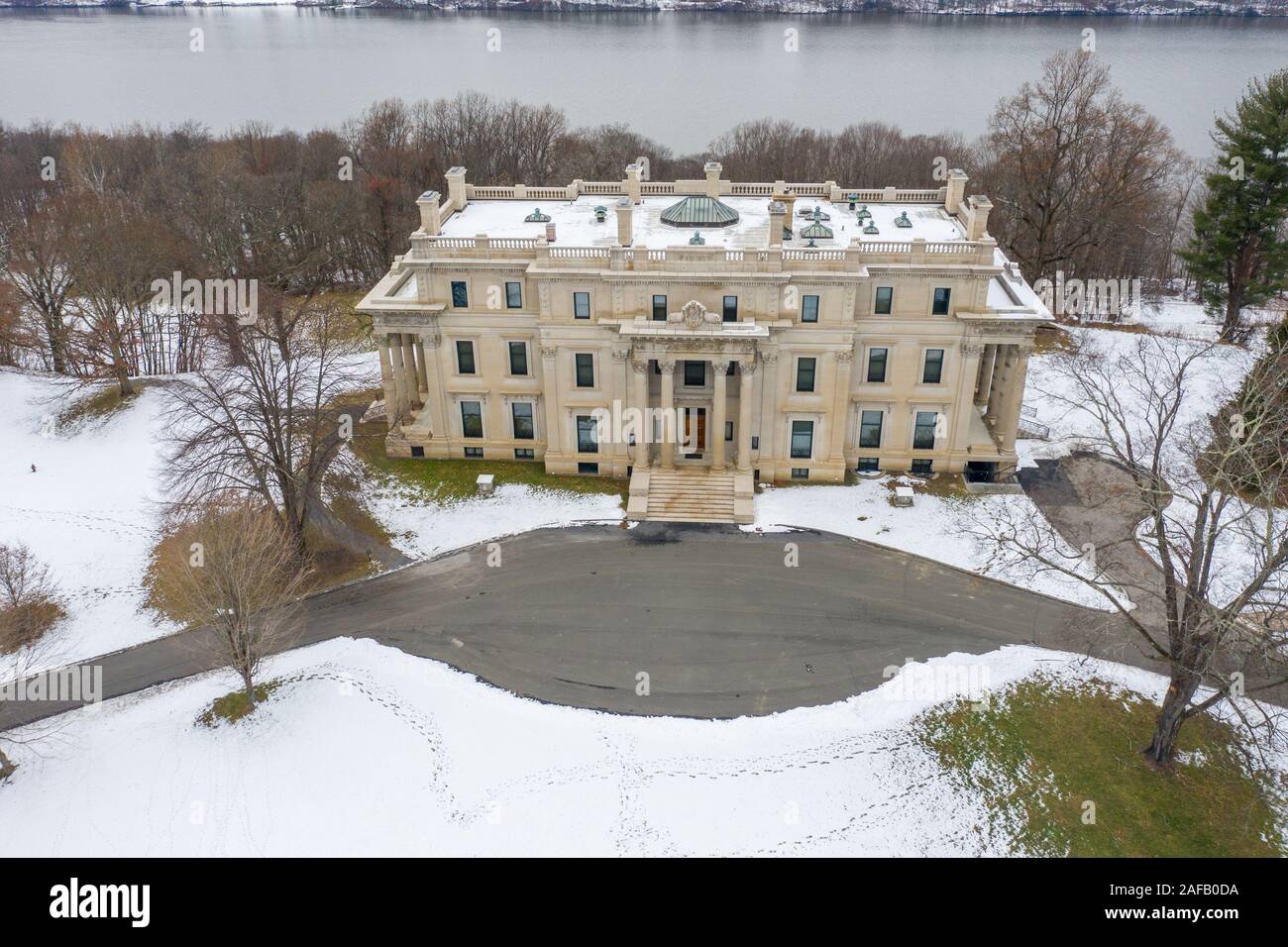 Vanderbilt Mansion National Historic Site, Hyde Park, NY, USA Stock ...
