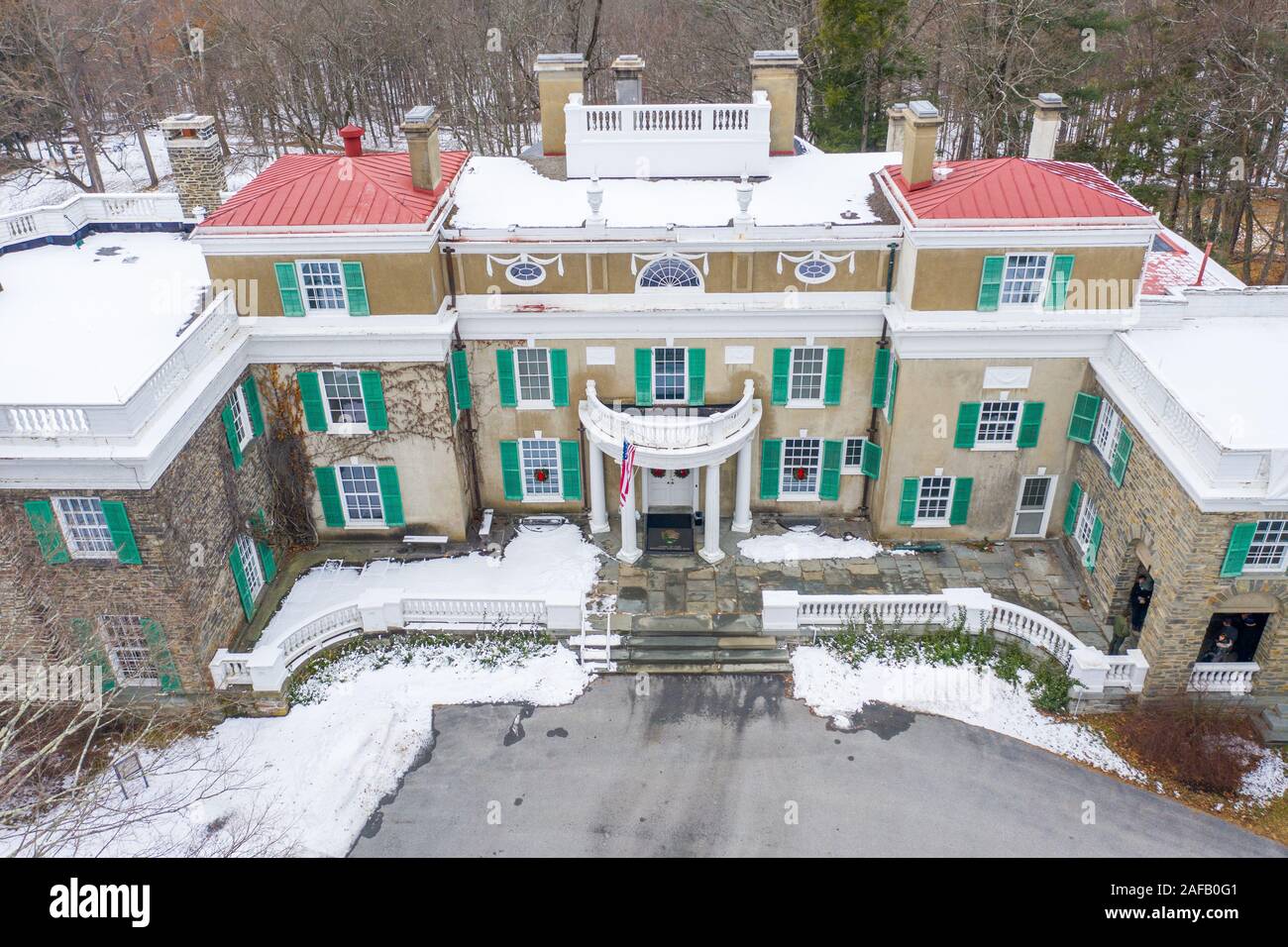 Home of FDR Franklin D Roosevelt National Historic Site, Hyde Park, NY ...