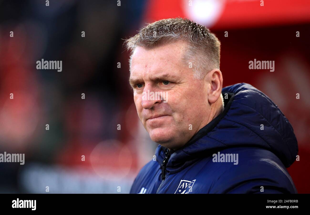Aston Villa manager Dean Smith during the Premier League match at ...