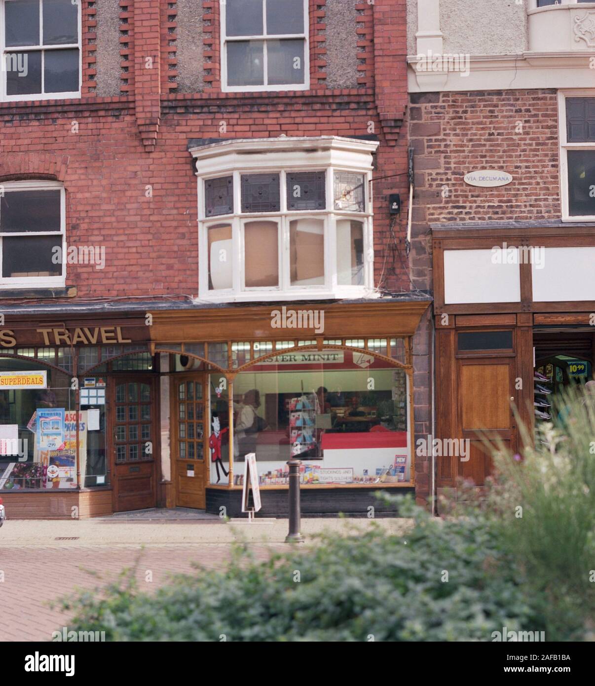 street scenes in Chester, North West England, in 1988,UK Stock Photo ...