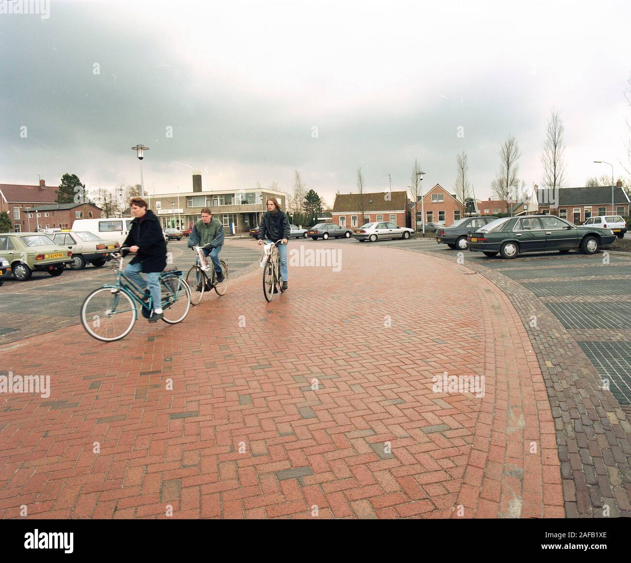 A street scene in Scheemda, Netherlands, in 1994 Stock Photo - Alamy