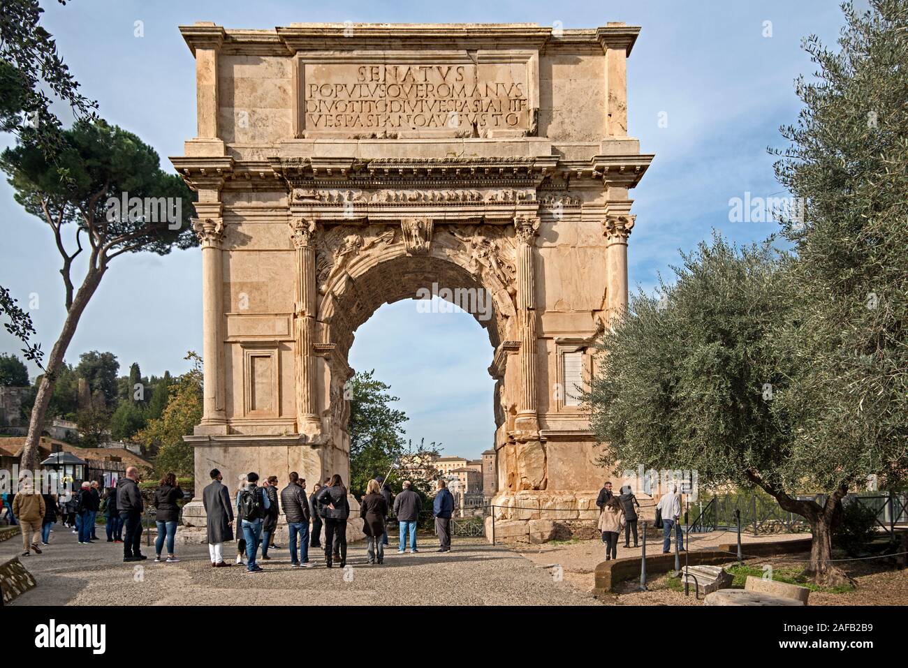 Roman Triumphal Arch Of Titus