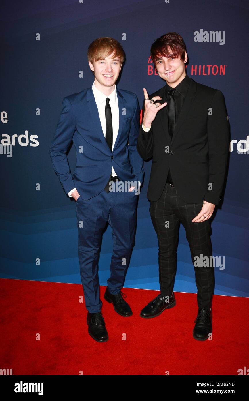 Beverly Hills, Ca., USA. 13th Dec, 2019. Sam Golbach, Colby Brock at ...
