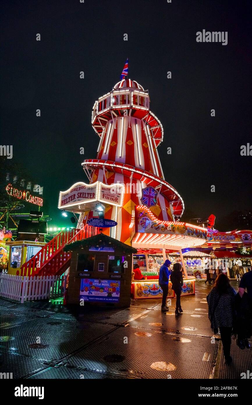 At the winter wonderland fun fair hi-res stock photography and images ...