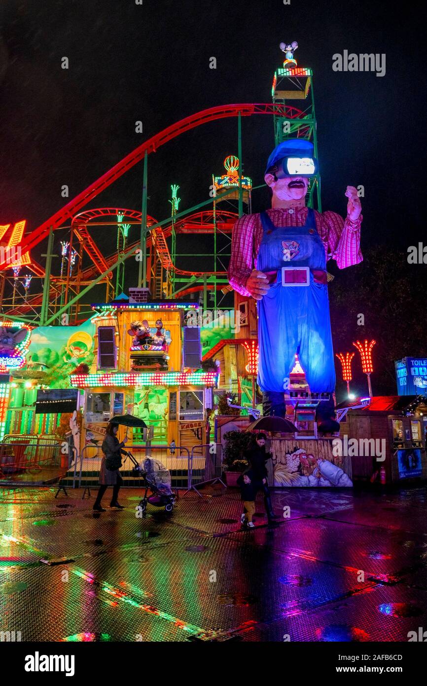 Hyde Park Winter Wonderland, Fun fair, London, England, UK Stock Photo ...