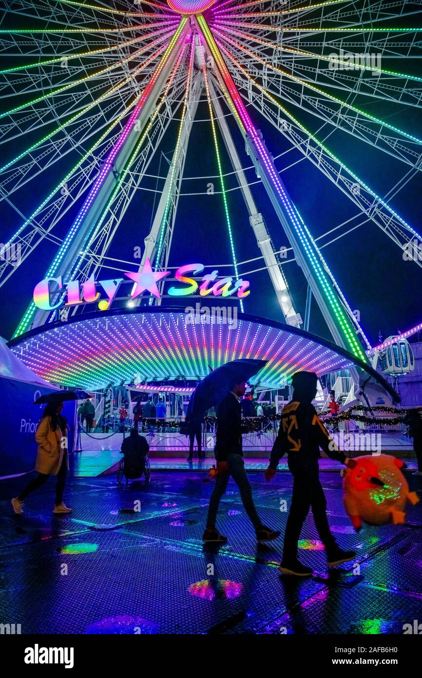 Hyde Park Winter Wonderland, Fun fair, London, England, UK Stock Photo ...