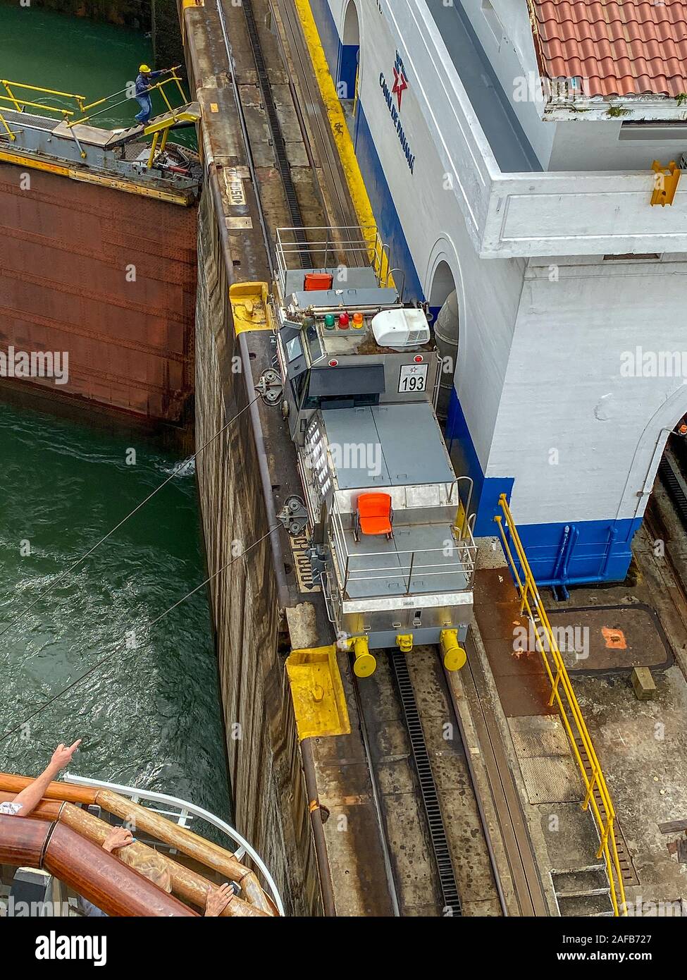 Shipping container used as a bridge hi-res stock photography and images ...