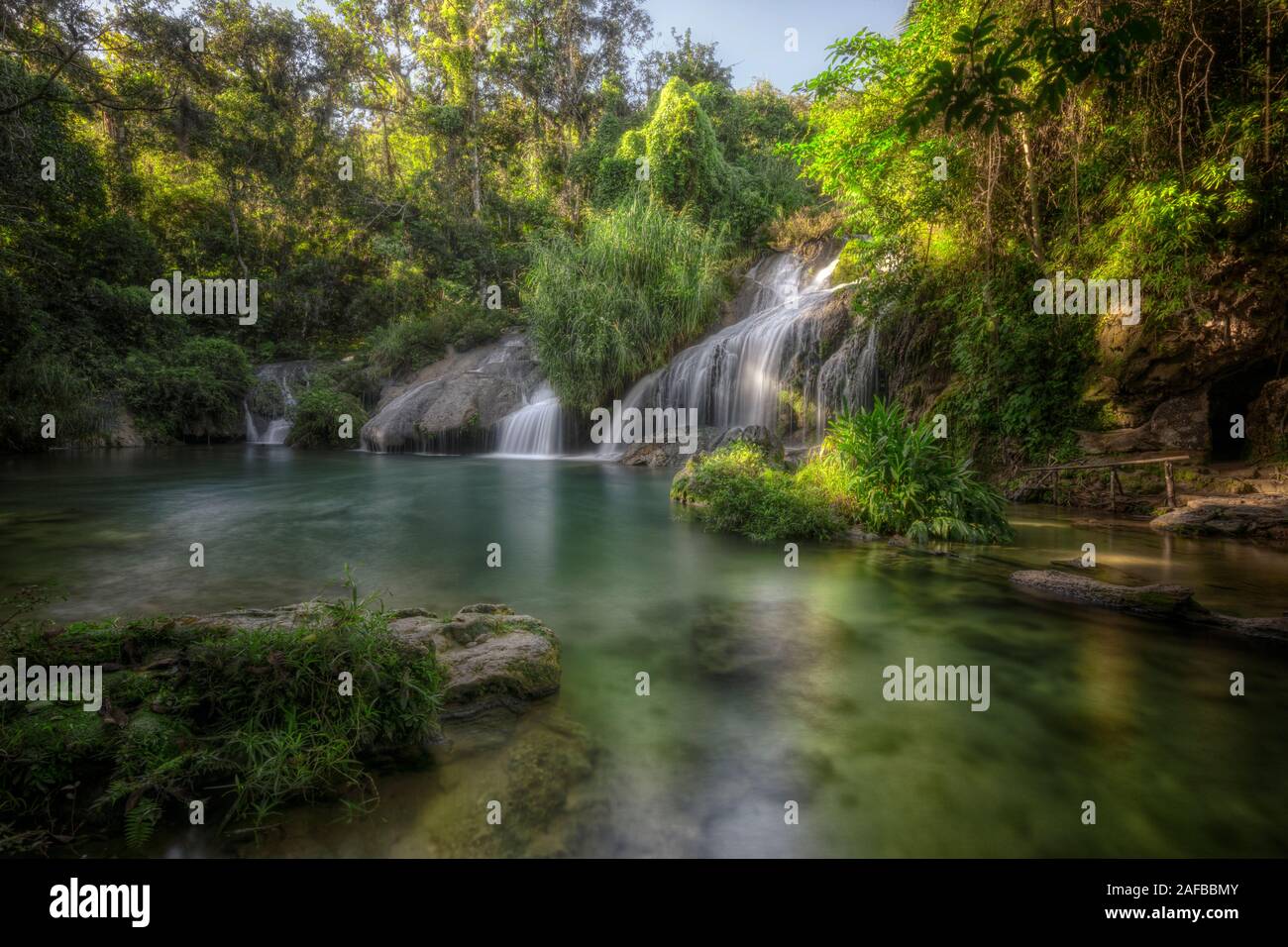 El Nicho Waterfalls, Cienfuegos, Cuba, North America Stock Photo - Alamy