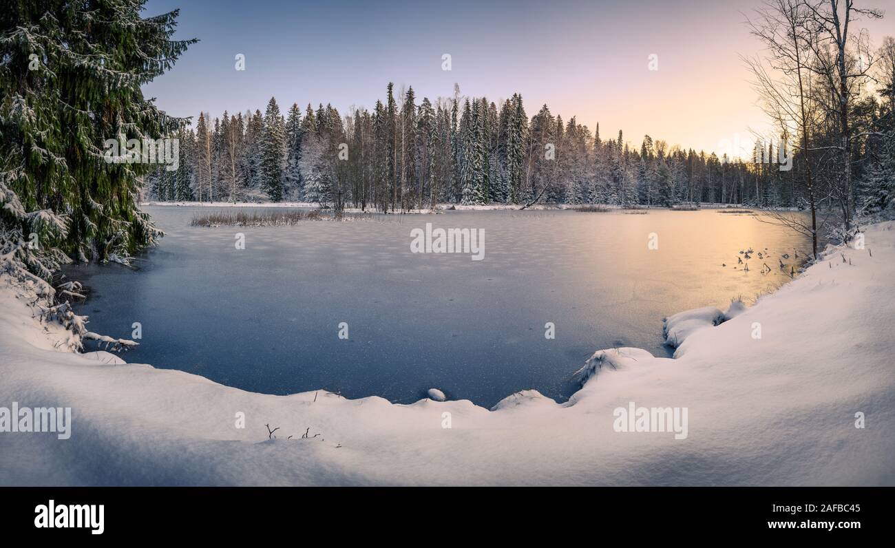 Beautiful landscape winter snow hi-res stock photography and images - Alamy