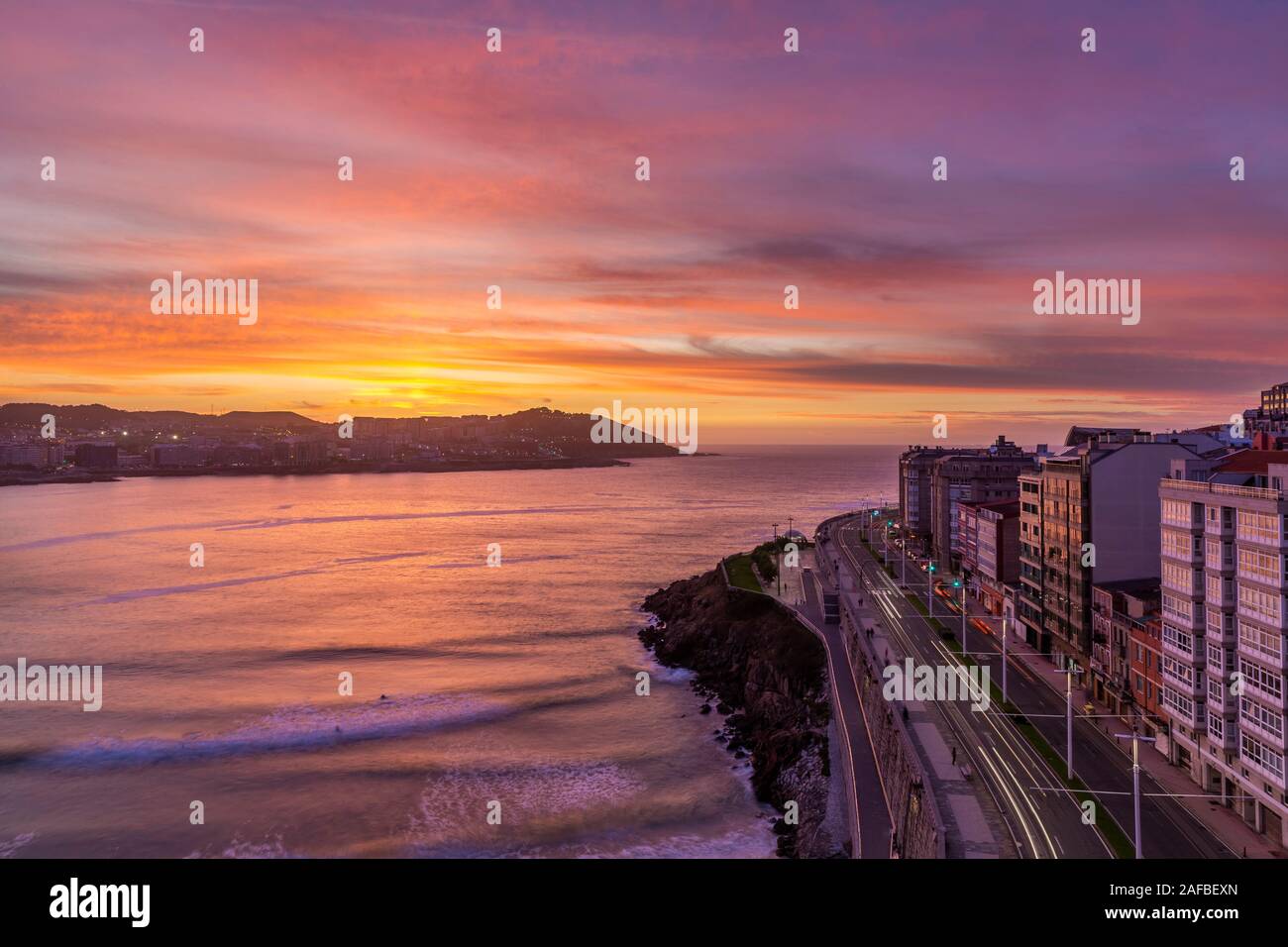 Waterfront la coruna galicia spain hi-res stock photography and images ...