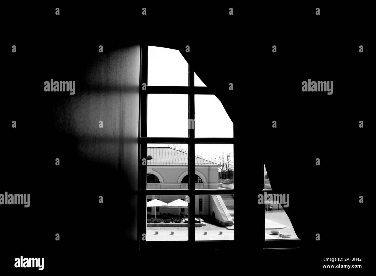 View trough window Stock Photo - Alamy