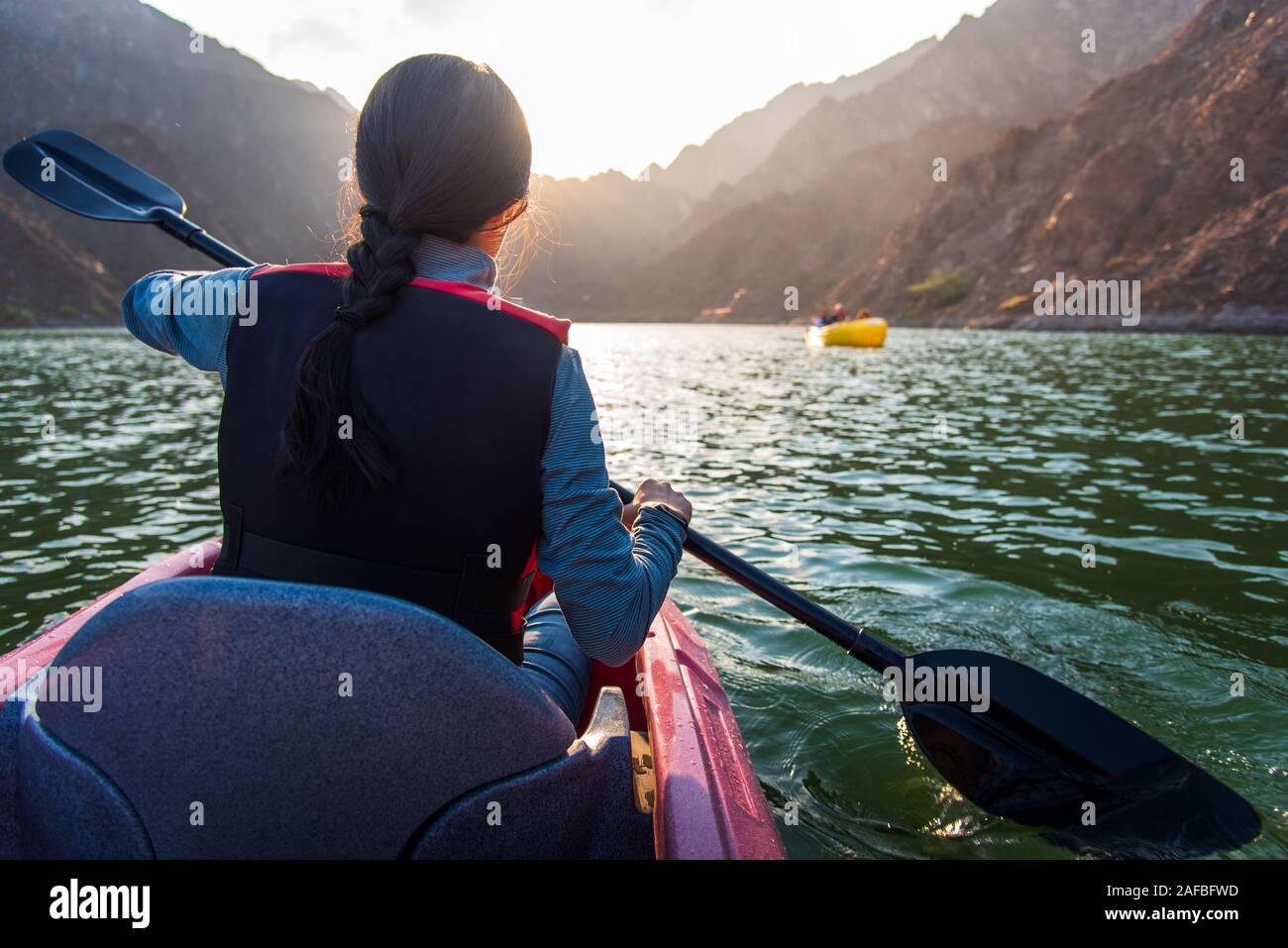 Hatta dam kayaking hi-res stock photography and images - Alamy