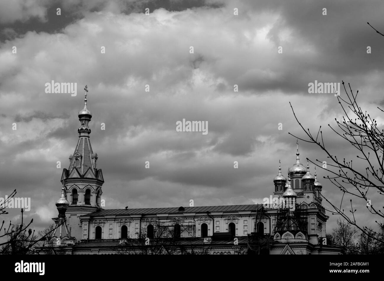 European Architecture, Russian Orthodox Church Stock Photo - Alamy