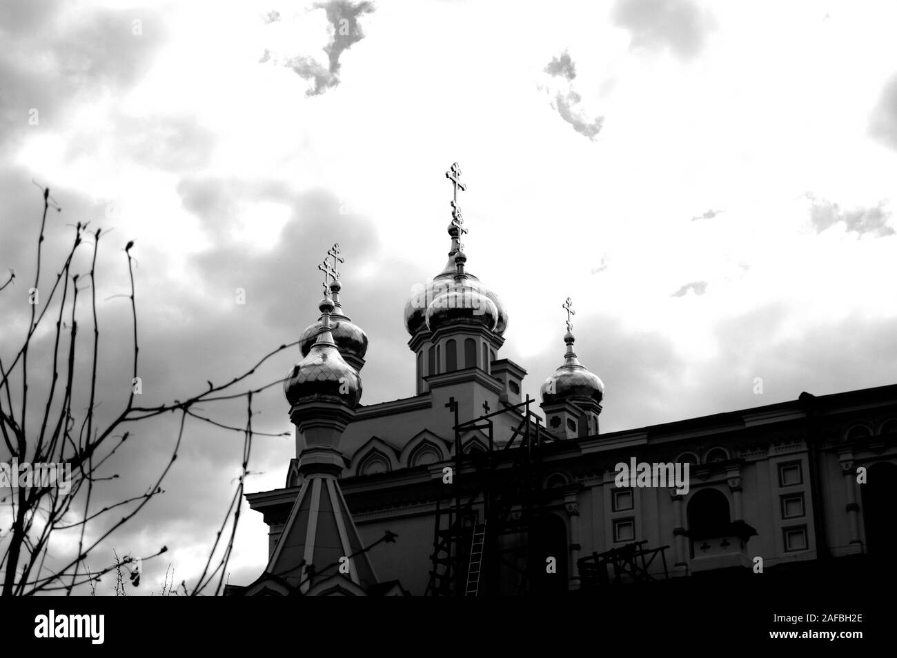 European Architecture, Russian Orthodox Church Stock Photo - Alamy