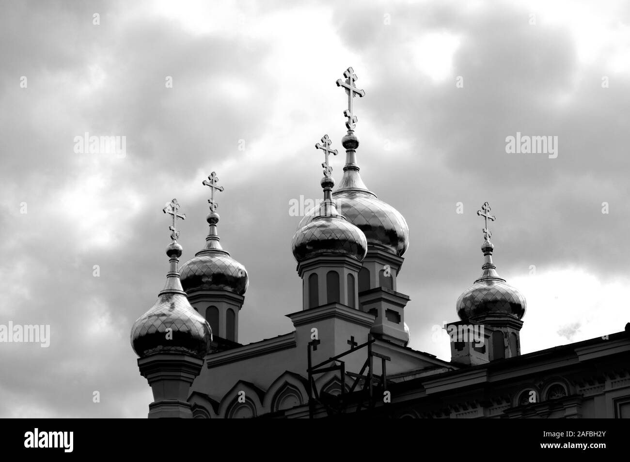 European Architecture, Russian Orthodox Church Stock Photo - Alamy