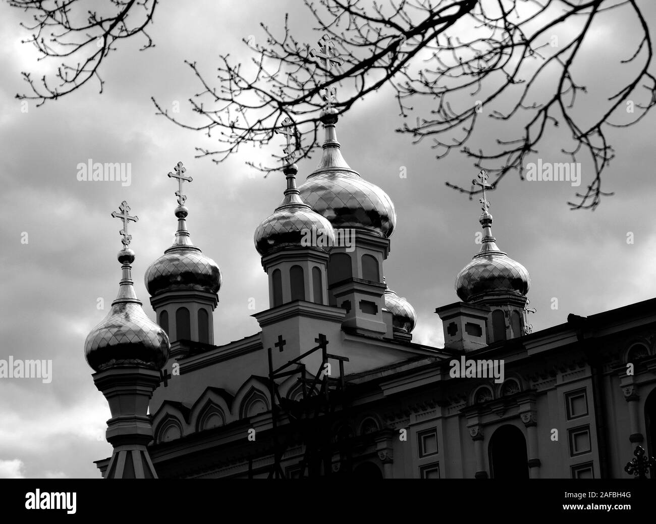 European Architecture, Russian Orthodox Church Stock Photo - Alamy