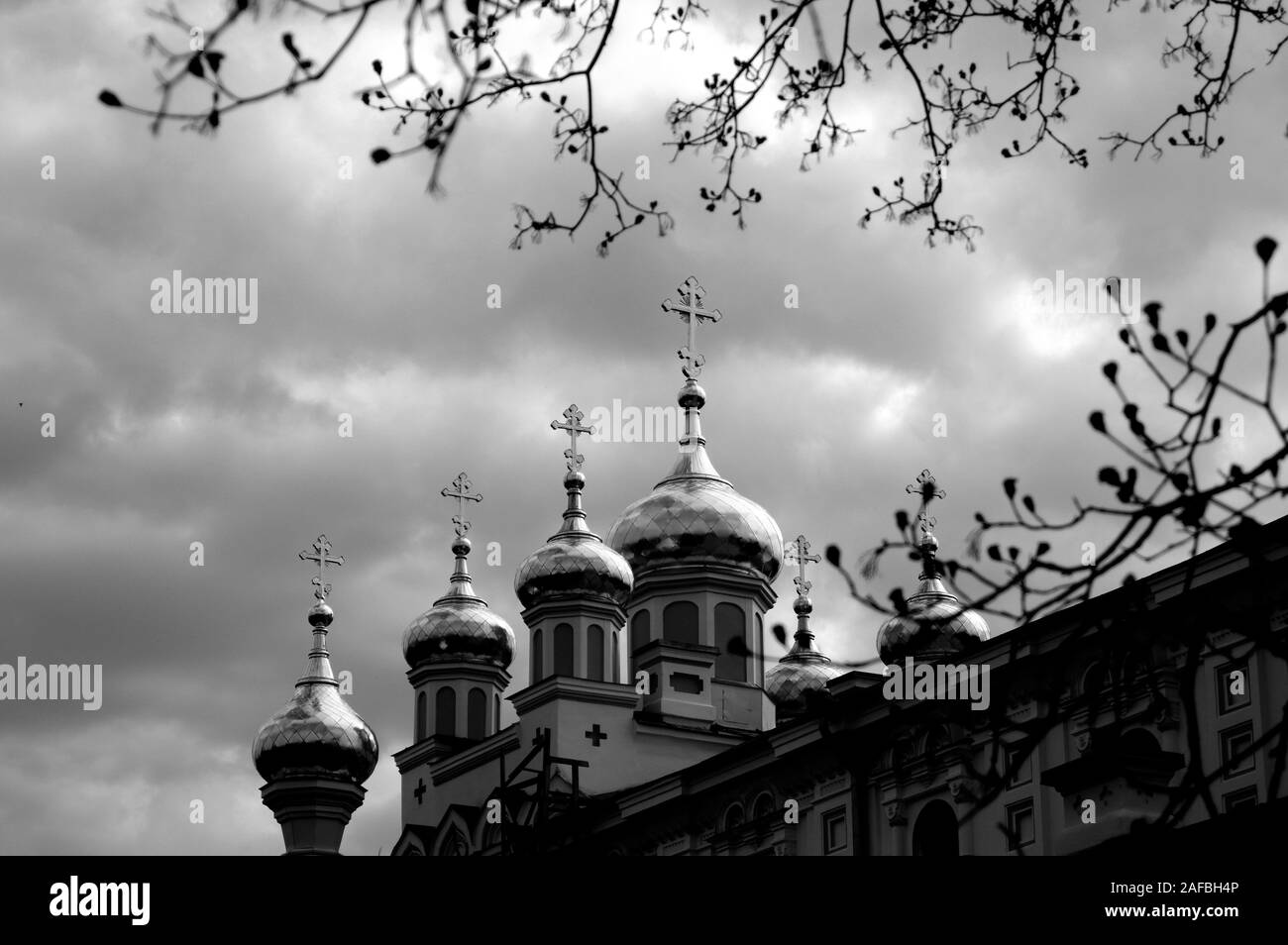 European Architecture, Russian Orthodox Church Stock Photo - Alamy