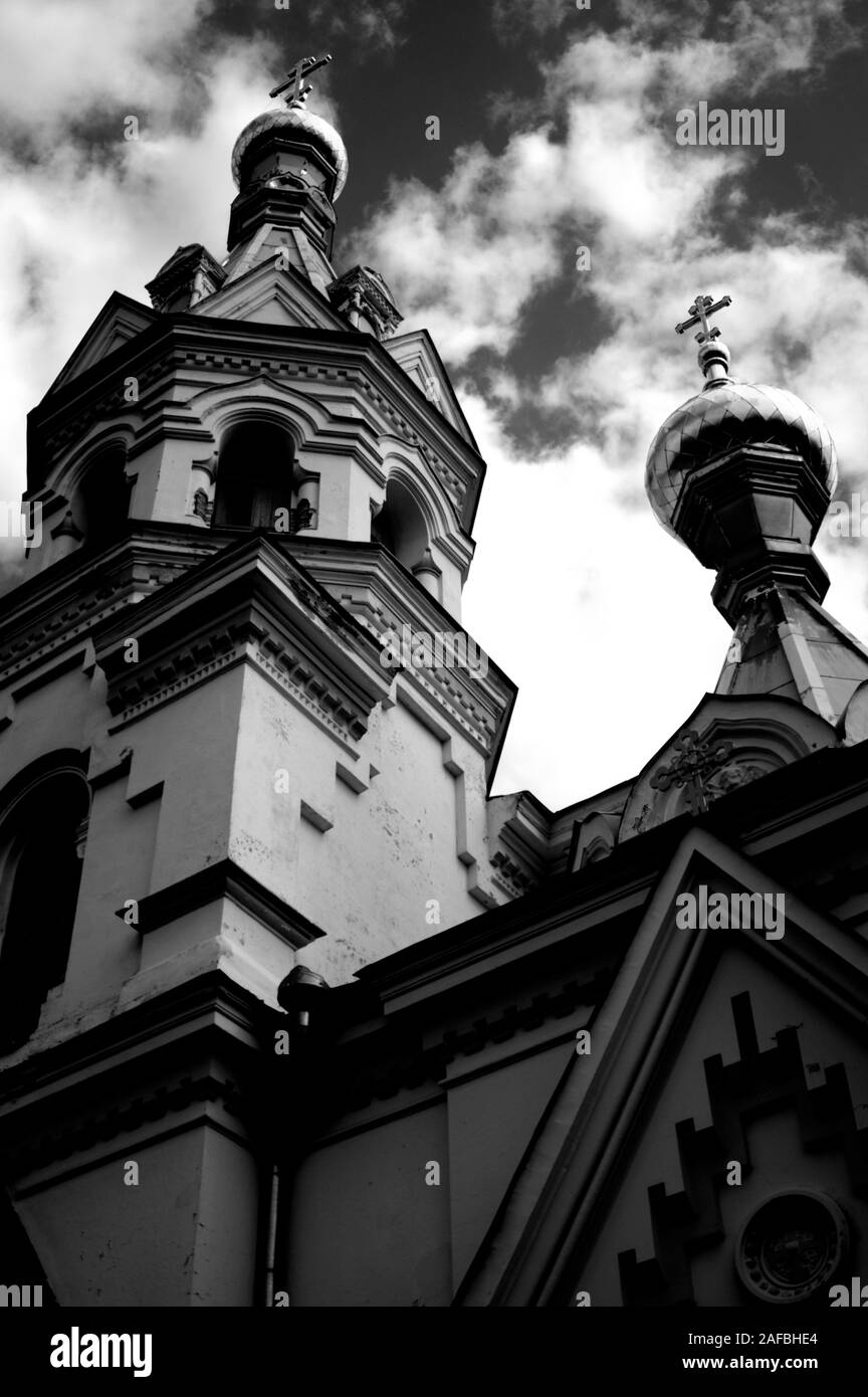 European Architecture, Russian Orthodox Church Stock Photo - Alamy