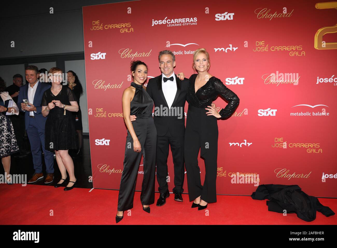 Amy Mußul, Marco Girnth und Melanie Marschke bei der 25. José Carreras ...