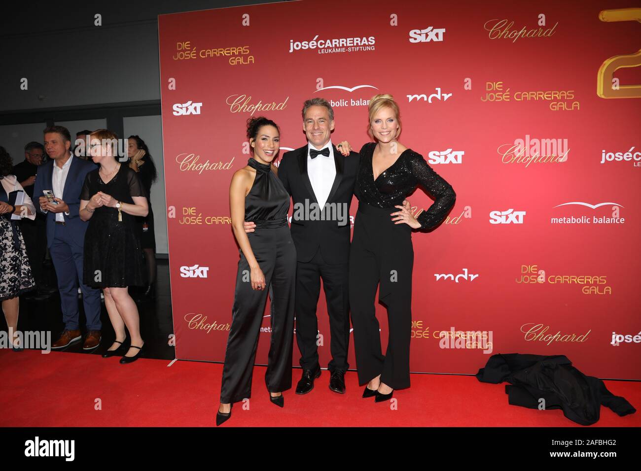 Amy Mußul, Marco Girnth und Melanie Marschke bei der 25. José Carreras ...