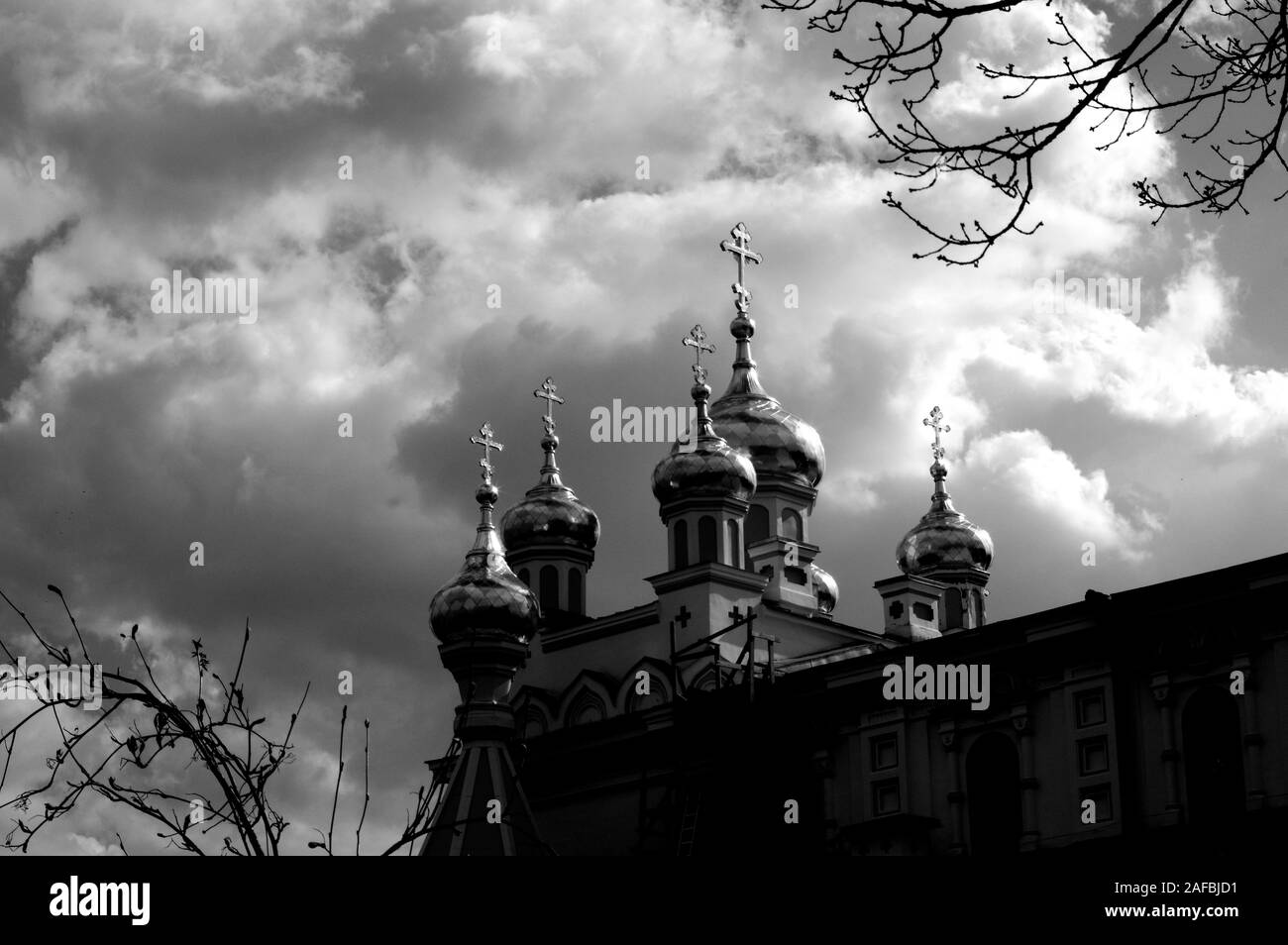 European Architecture, Russian Orthodox Church Stock Photo - Alamy