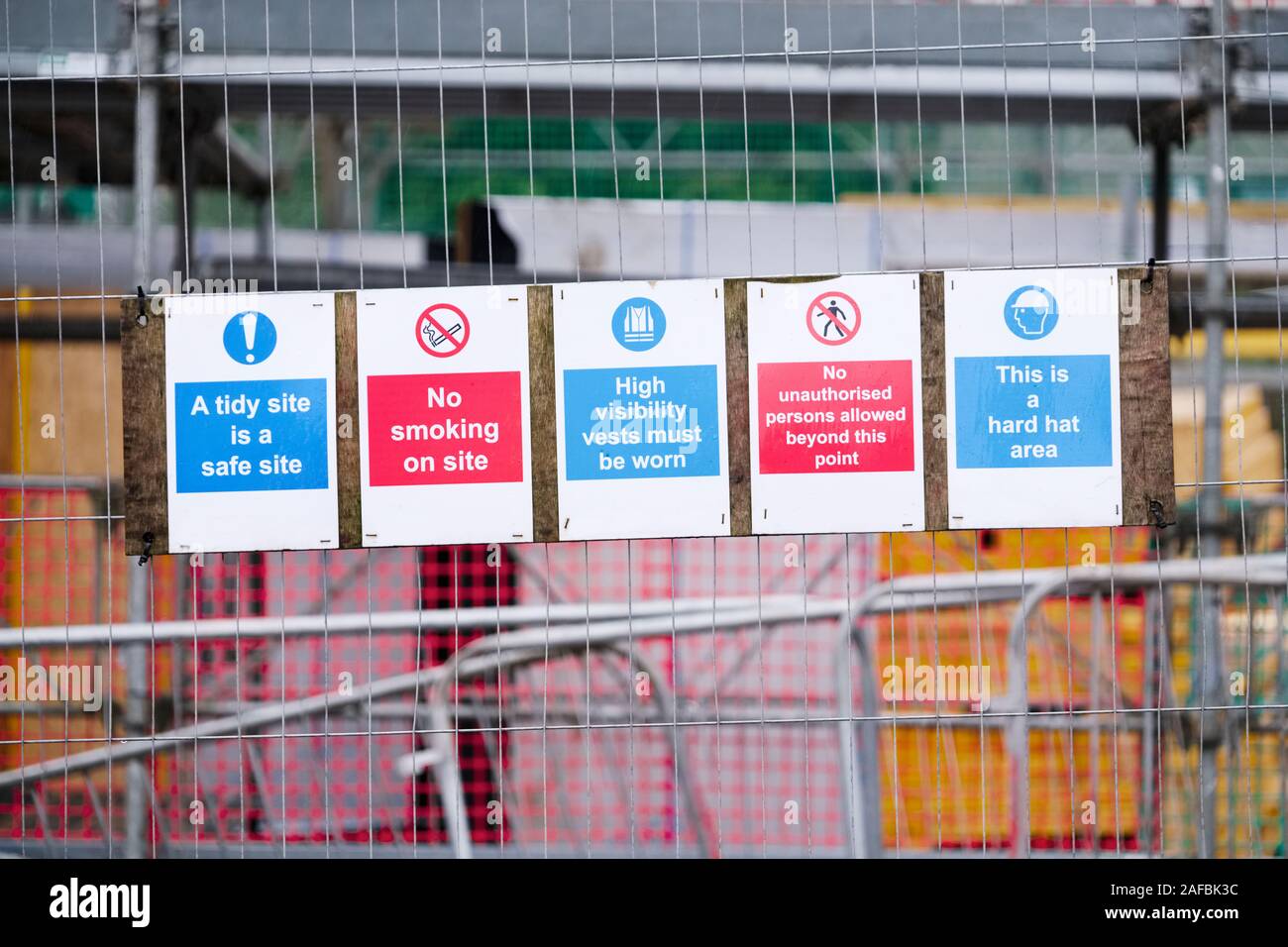 Building Site Safety Construction Signs Boards Health