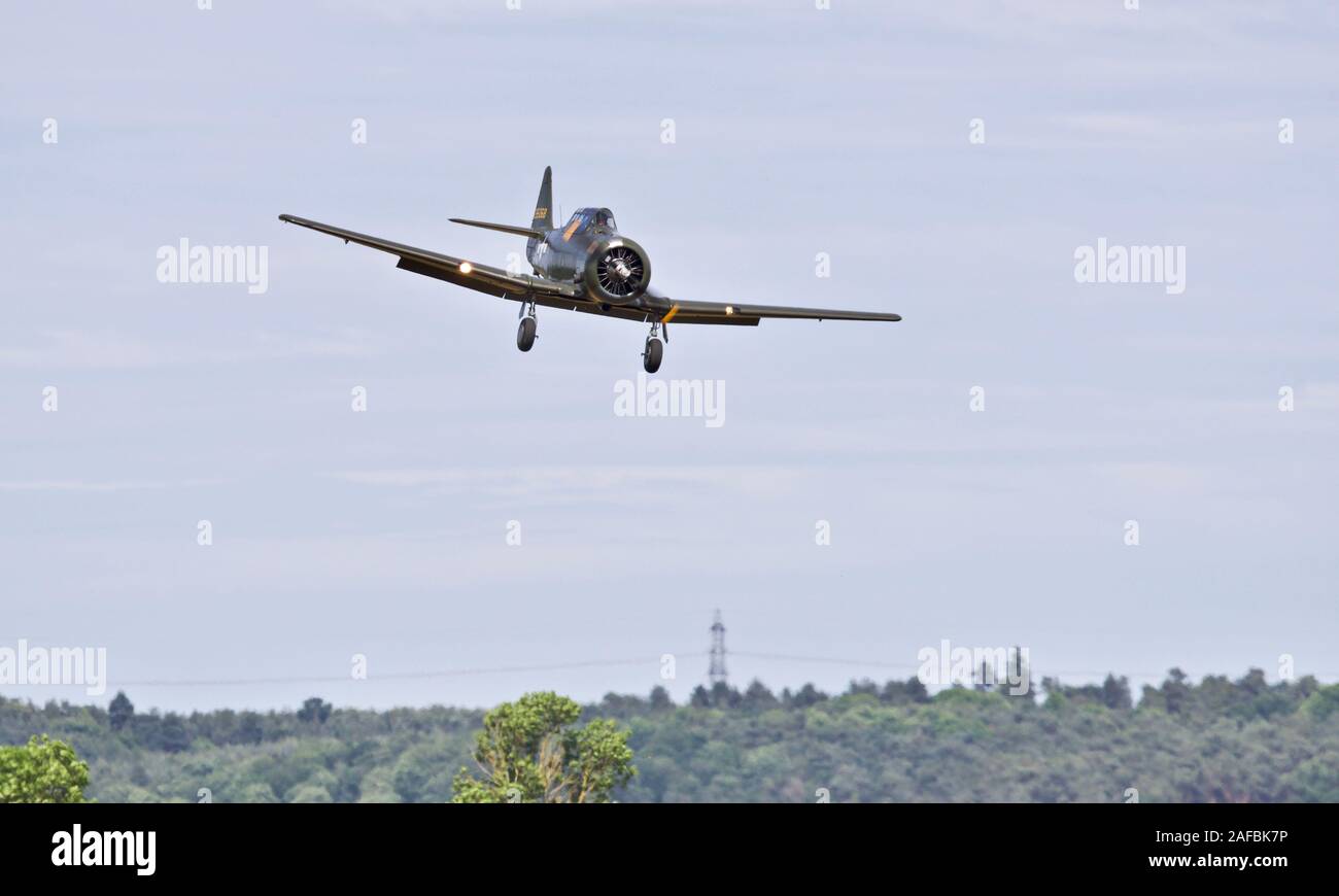 North American AT-6 Texan in the United States Army Air Corps markings ...