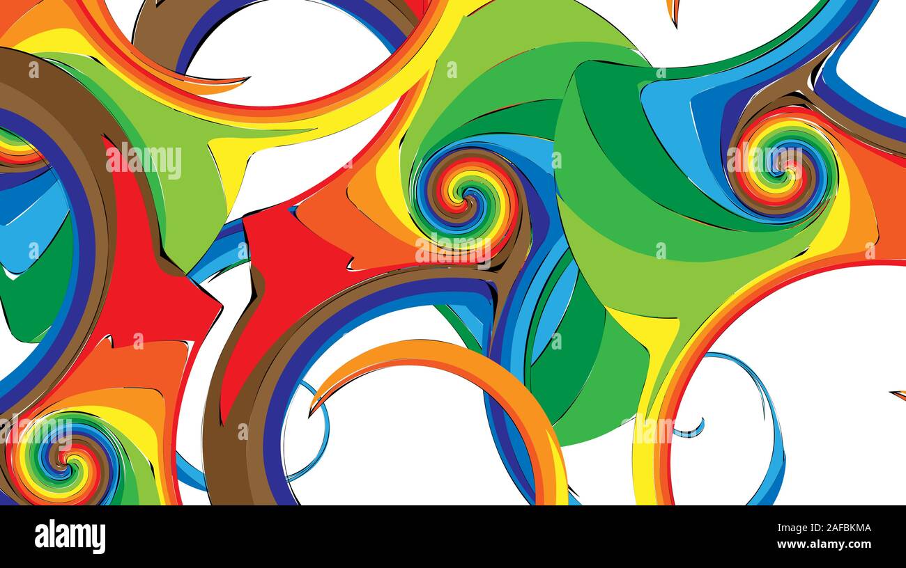 Background design in the form of a palette of colors. Abstraction on ...