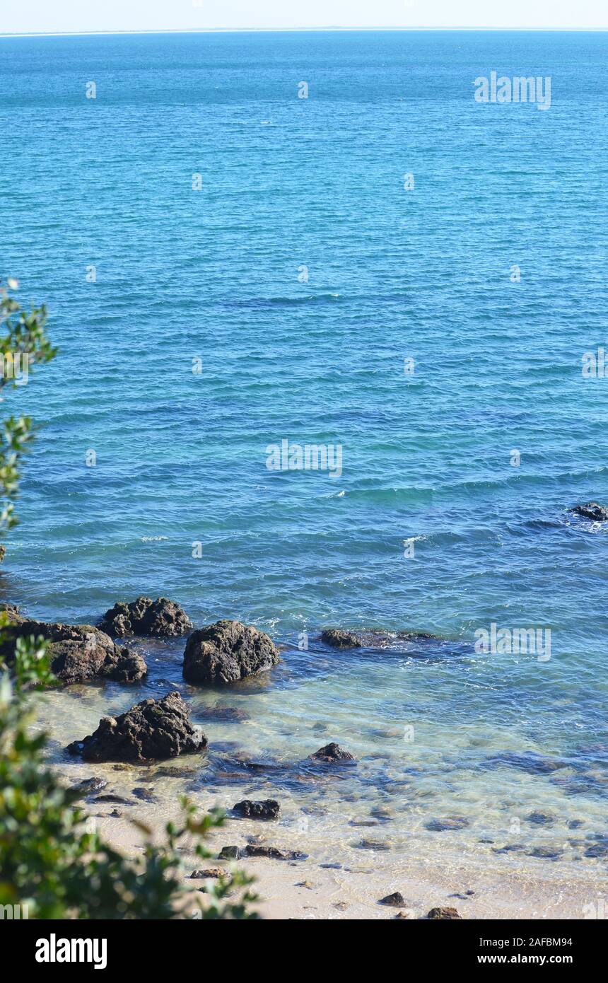 Portinho da Arrabida beach within the Serra da Arrabida natural park ...