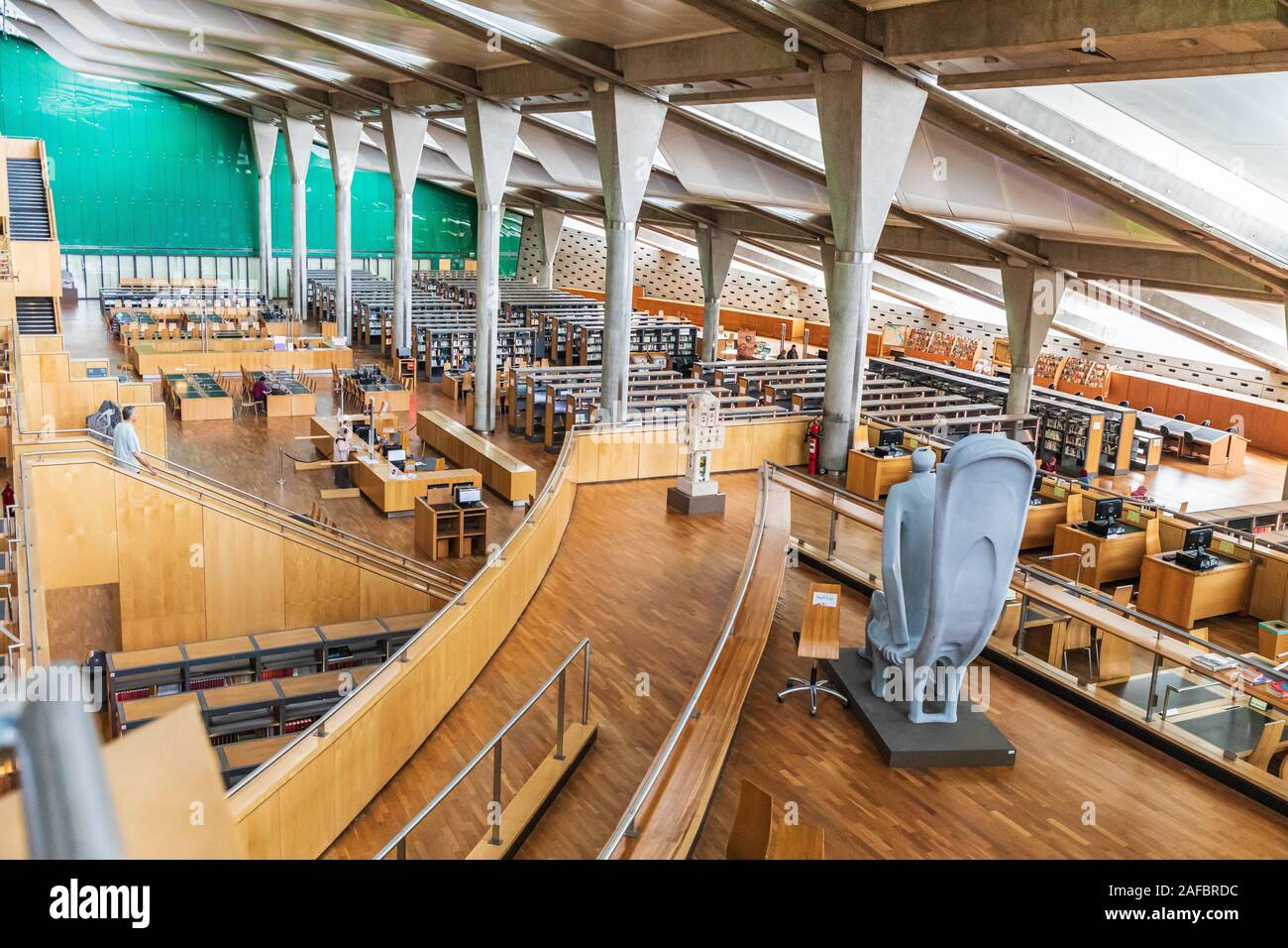 Bibliotheca alexandrina interior hi-res stock photography and images ...