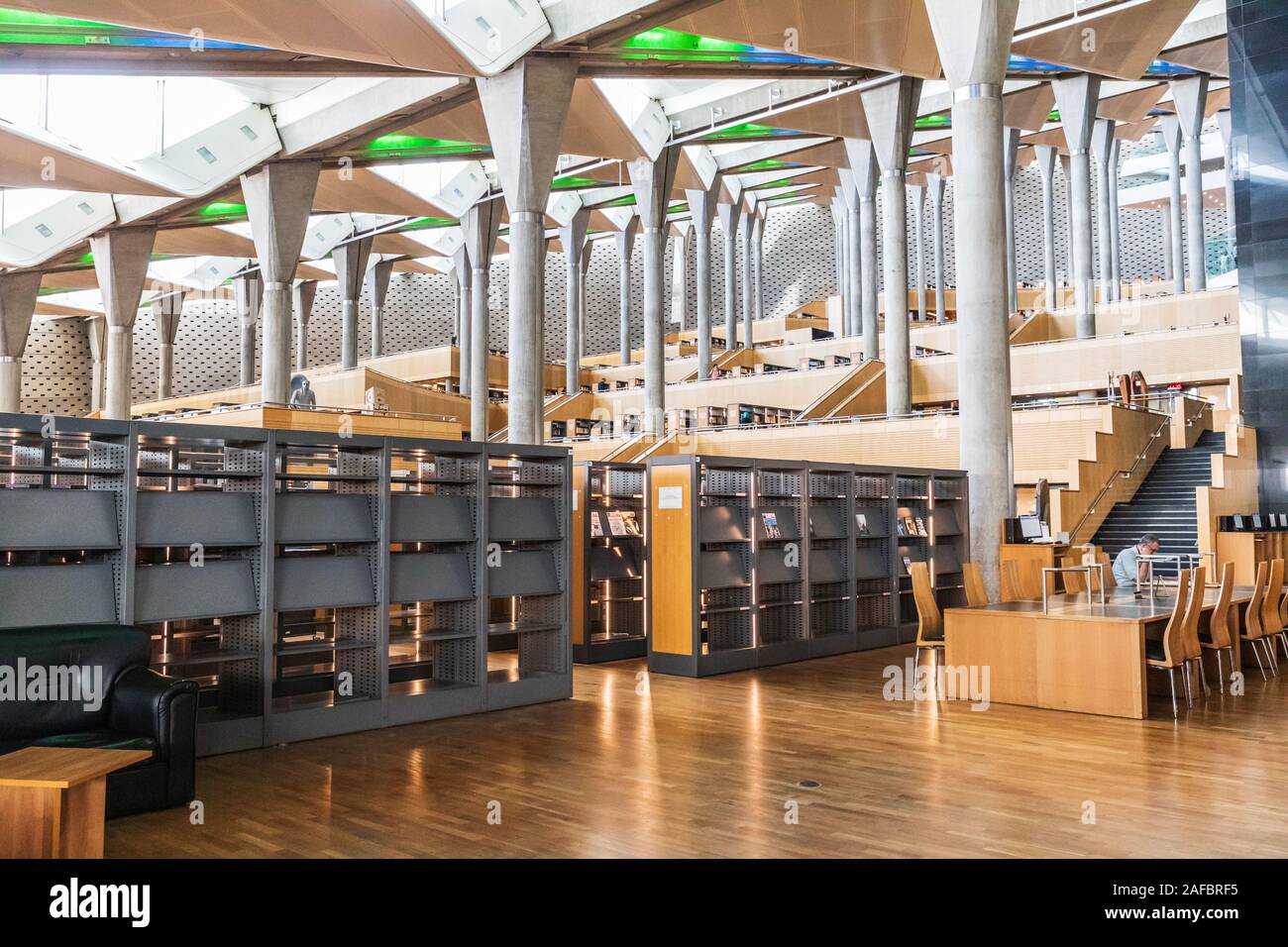 Africa, Egypt, Alexandria. October 7, 2018. Interior view of the ...