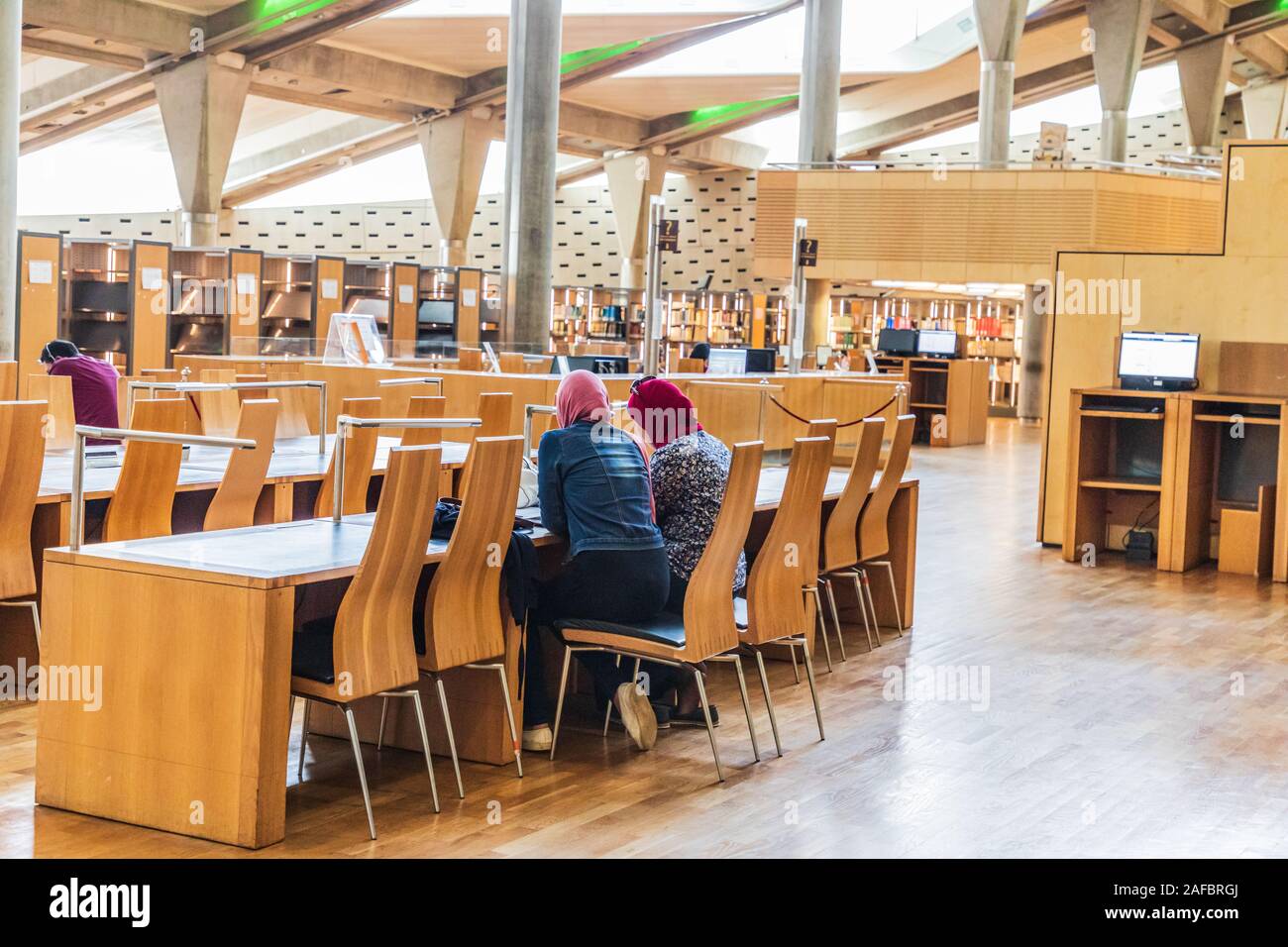 Africa, Egypt, Alexandria. October 7, 2018. Interior view of the ...