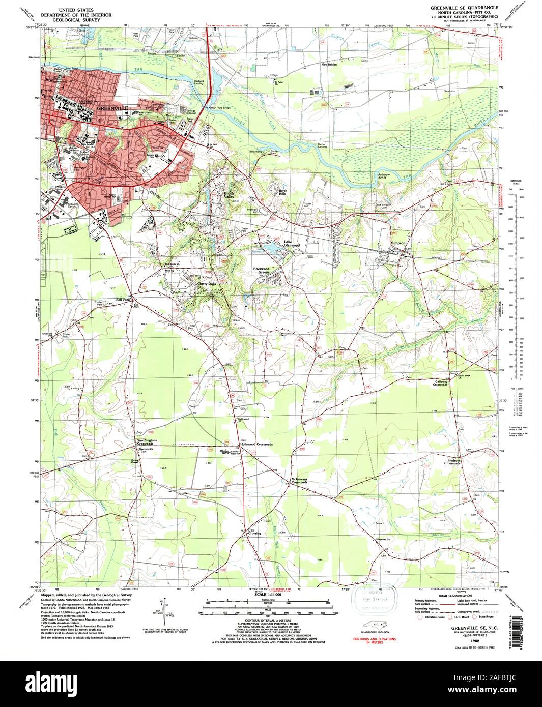 Greenville, north carolina map hi-res stock photography and images - Alamy