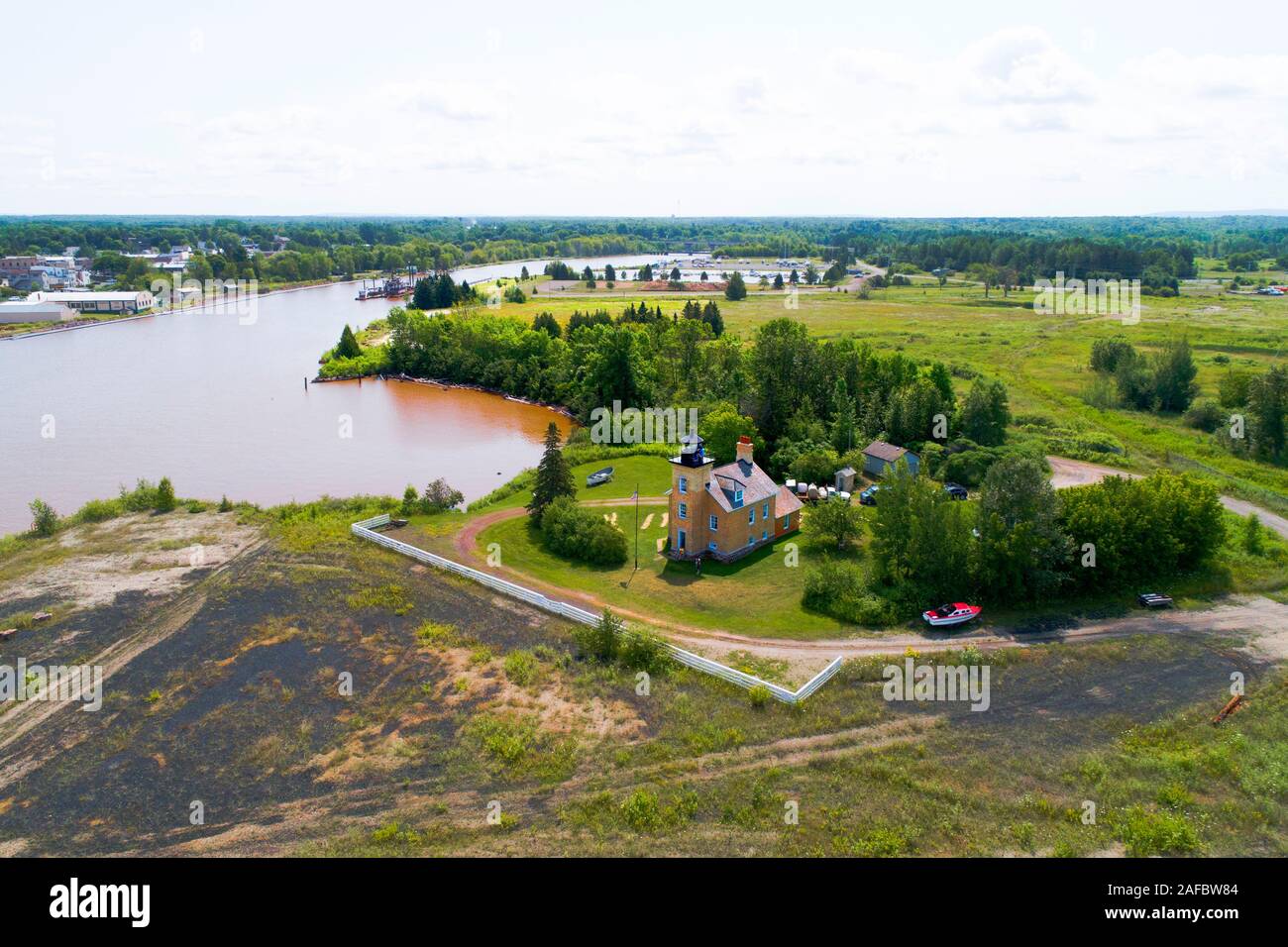 Ontonagon Lighthouse High Resolution Stock Photography and Images - Alamy