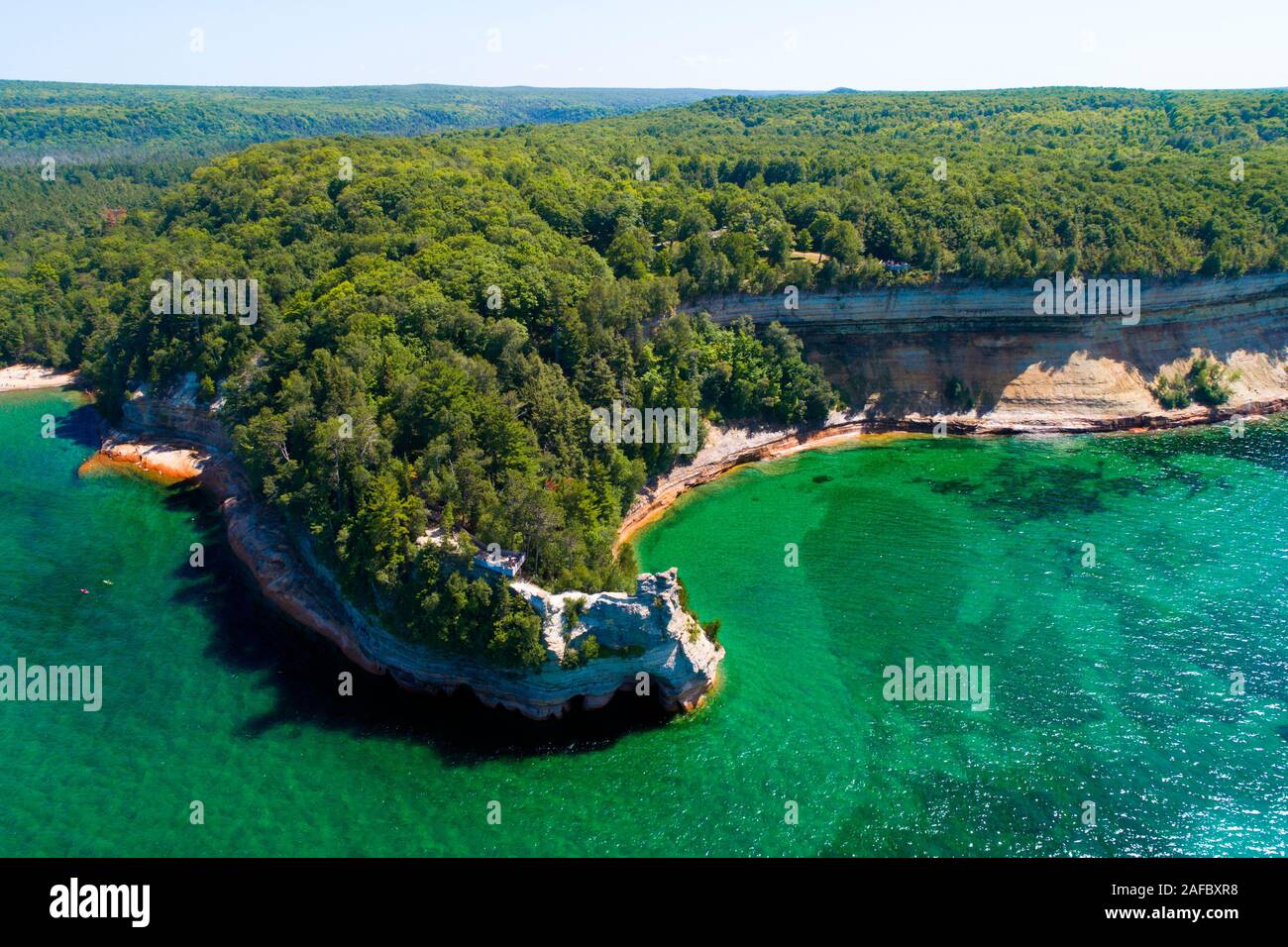 Miners Castle on Lake Superior Pictured Rocks National Lakeshore ...