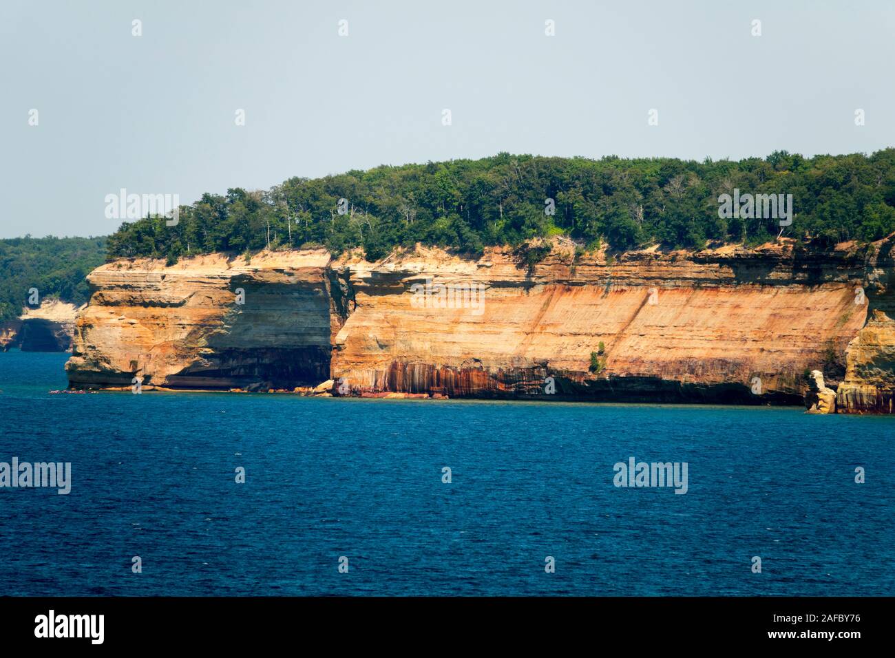 Miners Castle on Lake Superior Pictured Rocks National Lakeshore ...