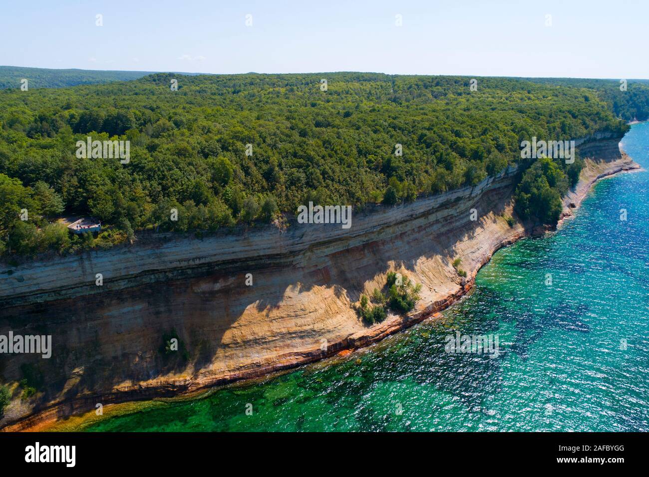 Miners Castle on Lake Superior Pictured Rocks National Lakeshore ...