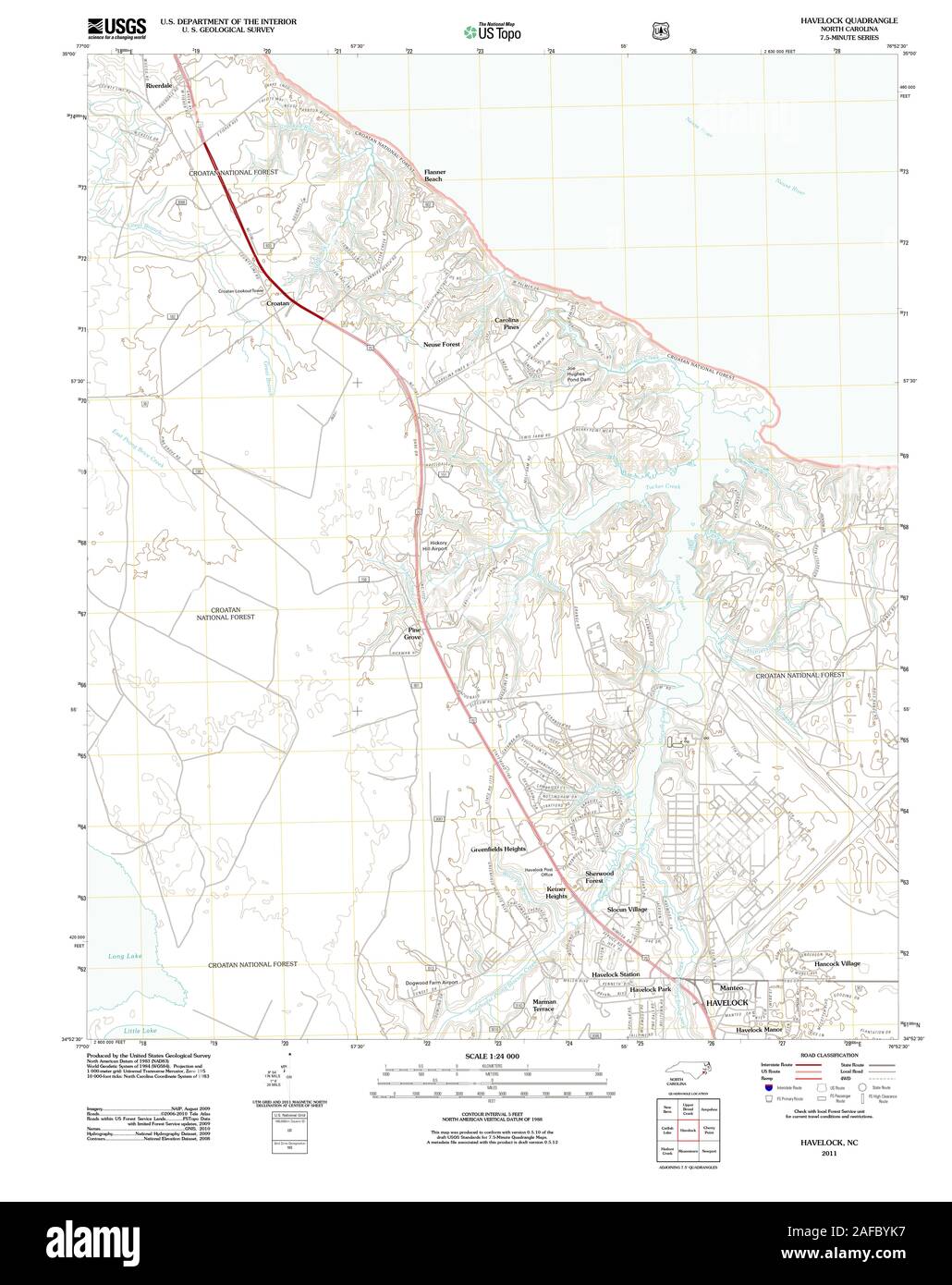 Map of havelock hi-res stock photography and images - Alamy