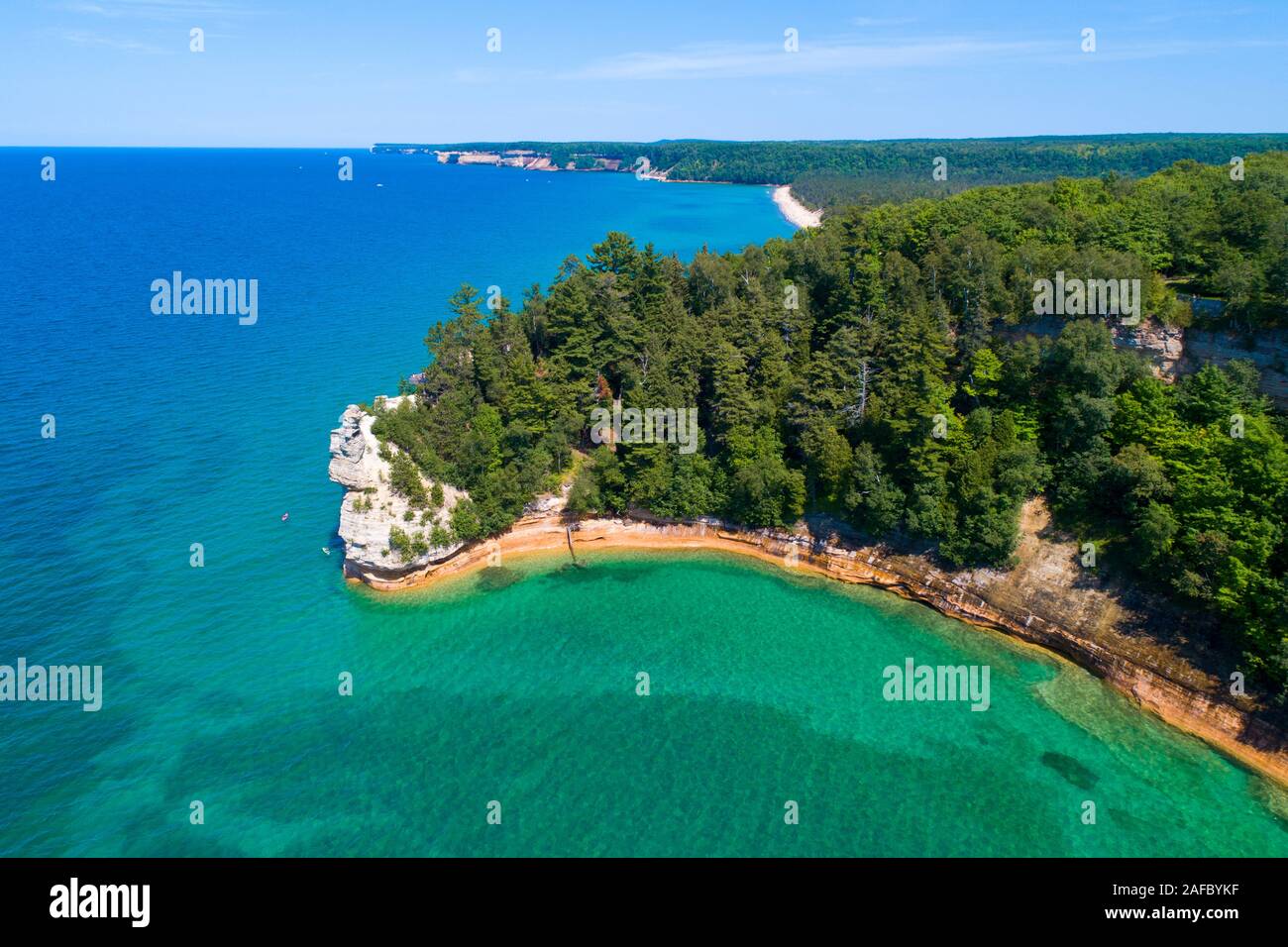 Miners Castle on Lake Superior Pictured Rocks National Lakeshore ...